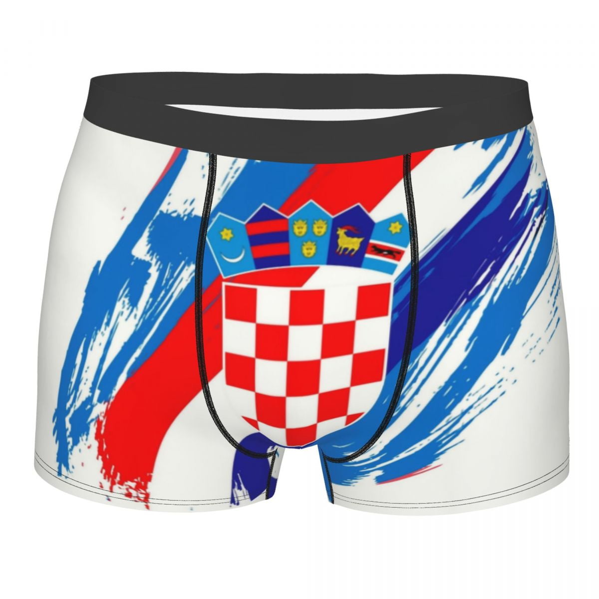 Flag Of Croatia Boxer Shorts For Homme 3D Print Male Croatian Patriotic ...