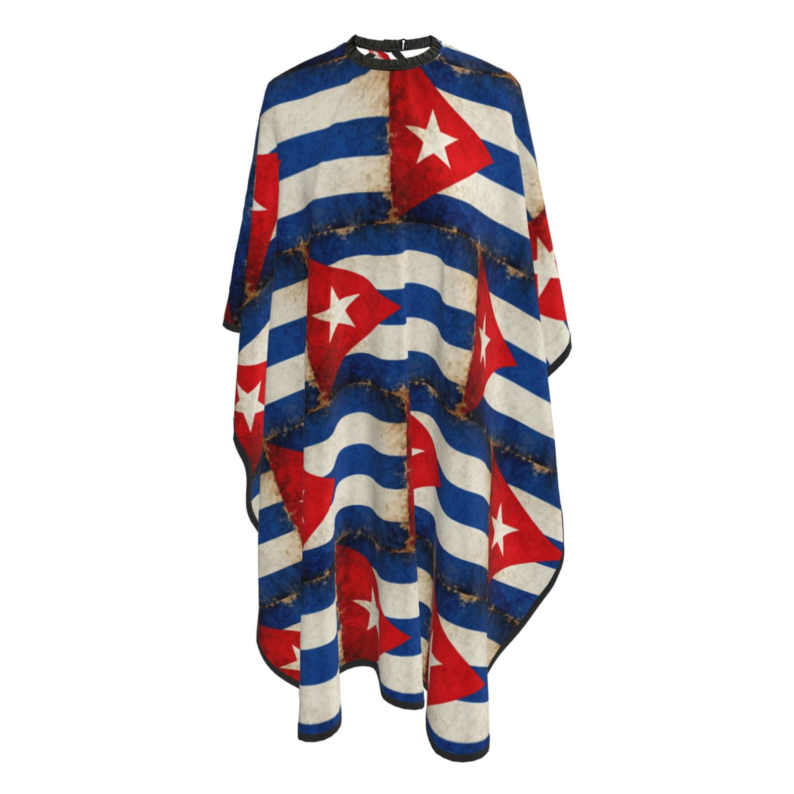 Flag Of Cuban Barber Cape 66"x55" Salon Hair Cutting Haircut Cape Color ...
