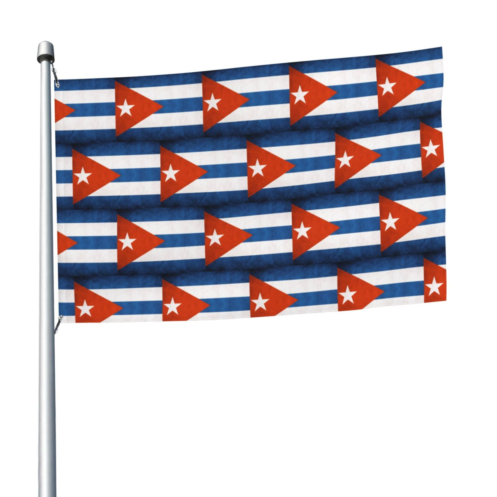 Flag Of Cuban Flag 5x8 Ft Print Vivid Color Light-Weighted Flags With ...