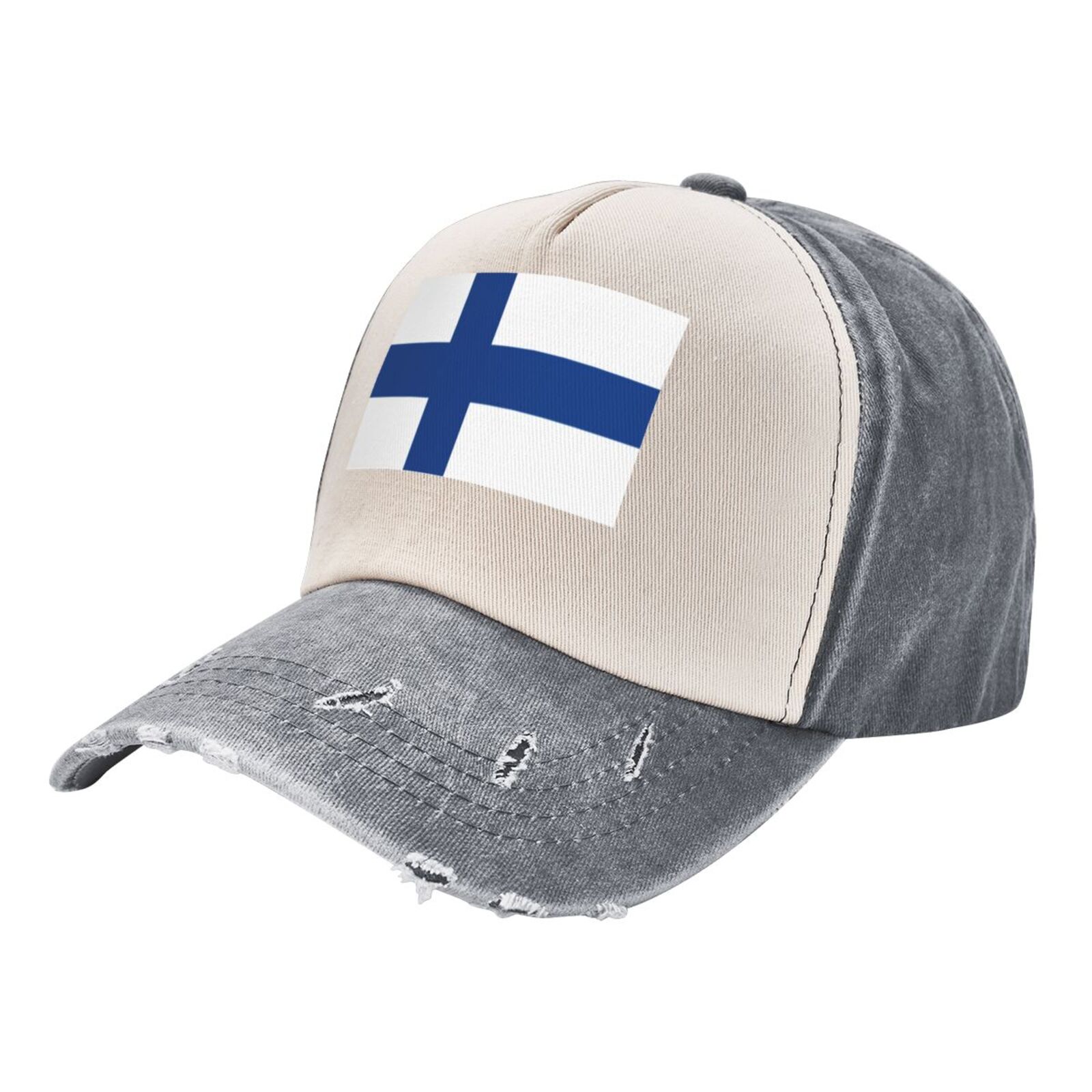 Flag Of Finland Distressed Baseball Cap Dad Hats for Men Women Vintage ...