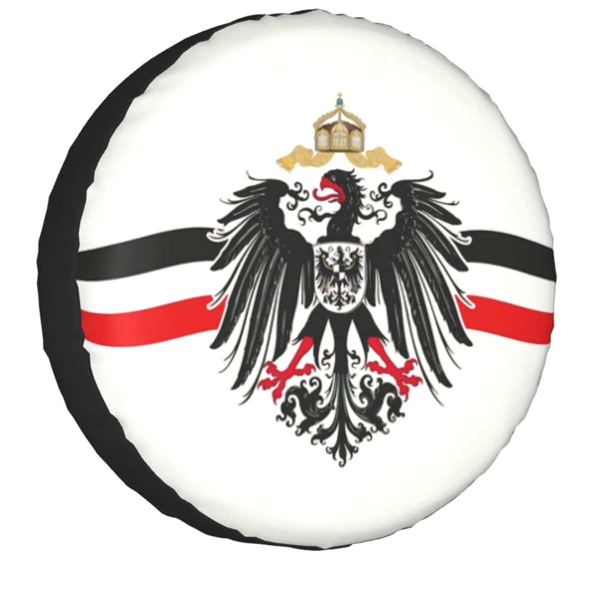 Flag Of German Empire Spare Tire Cover for National Flag SUV Camper Car ...