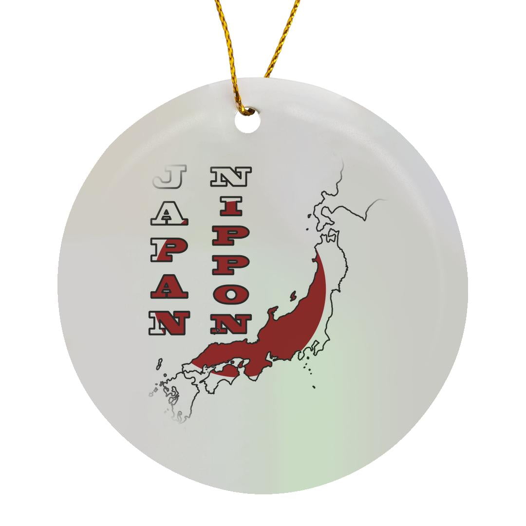 3drose, Flag of Japan in the Outline Map of Japan and the Names Japan ...