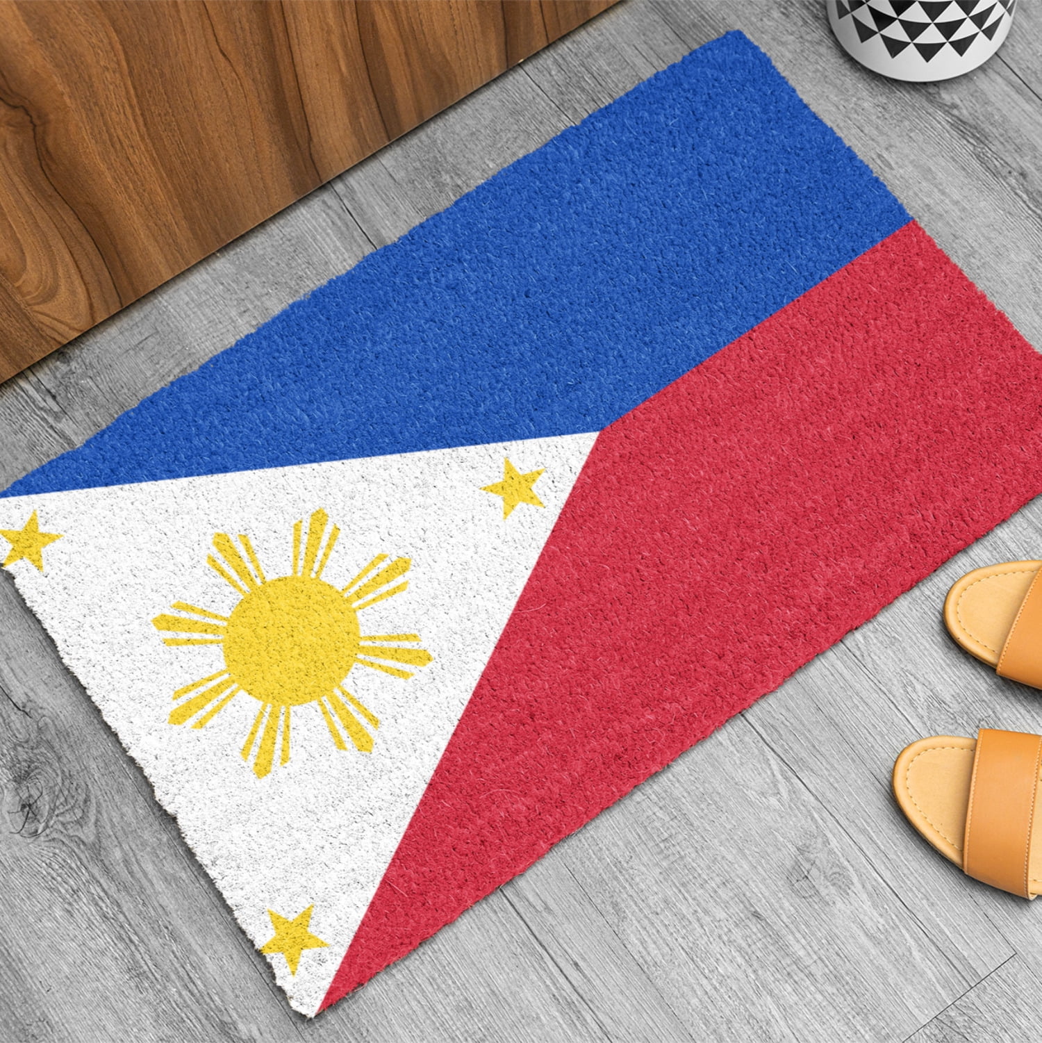 Flag Of Philippines Outdoor Non-Slip Door Mat | Manila | Quezon City ...