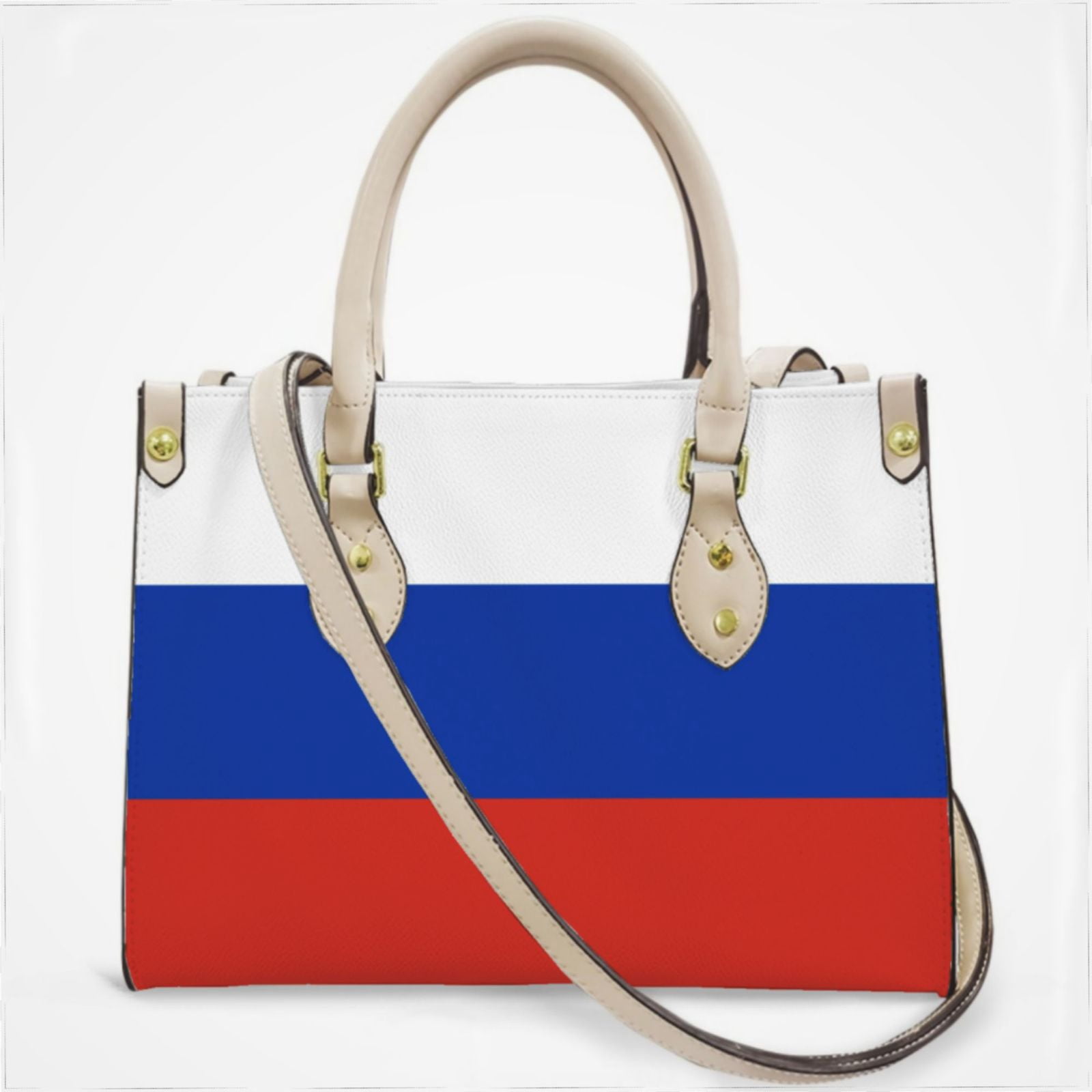 Flag Of Russia Cross Body Bags For Women Small Leather Female Handbags ...