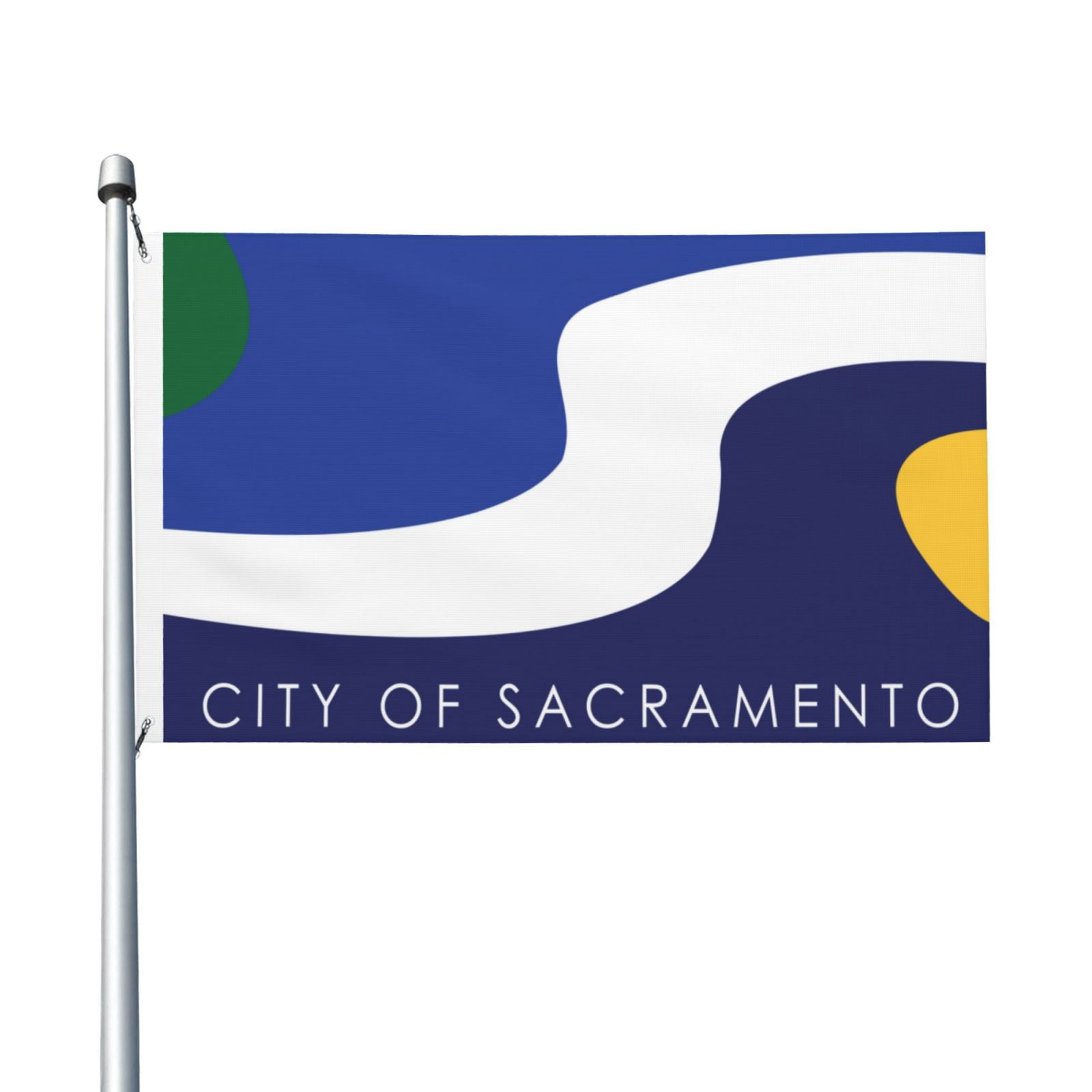 Flag Of Sacramento, California, Heavy Duty Polyester Falgs, Double ...