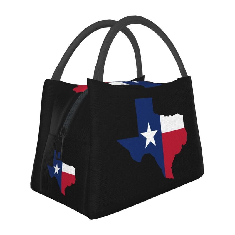 Flag Of Texas Lunch Boxes for Women Western Texas Star Cooler Thermal ...