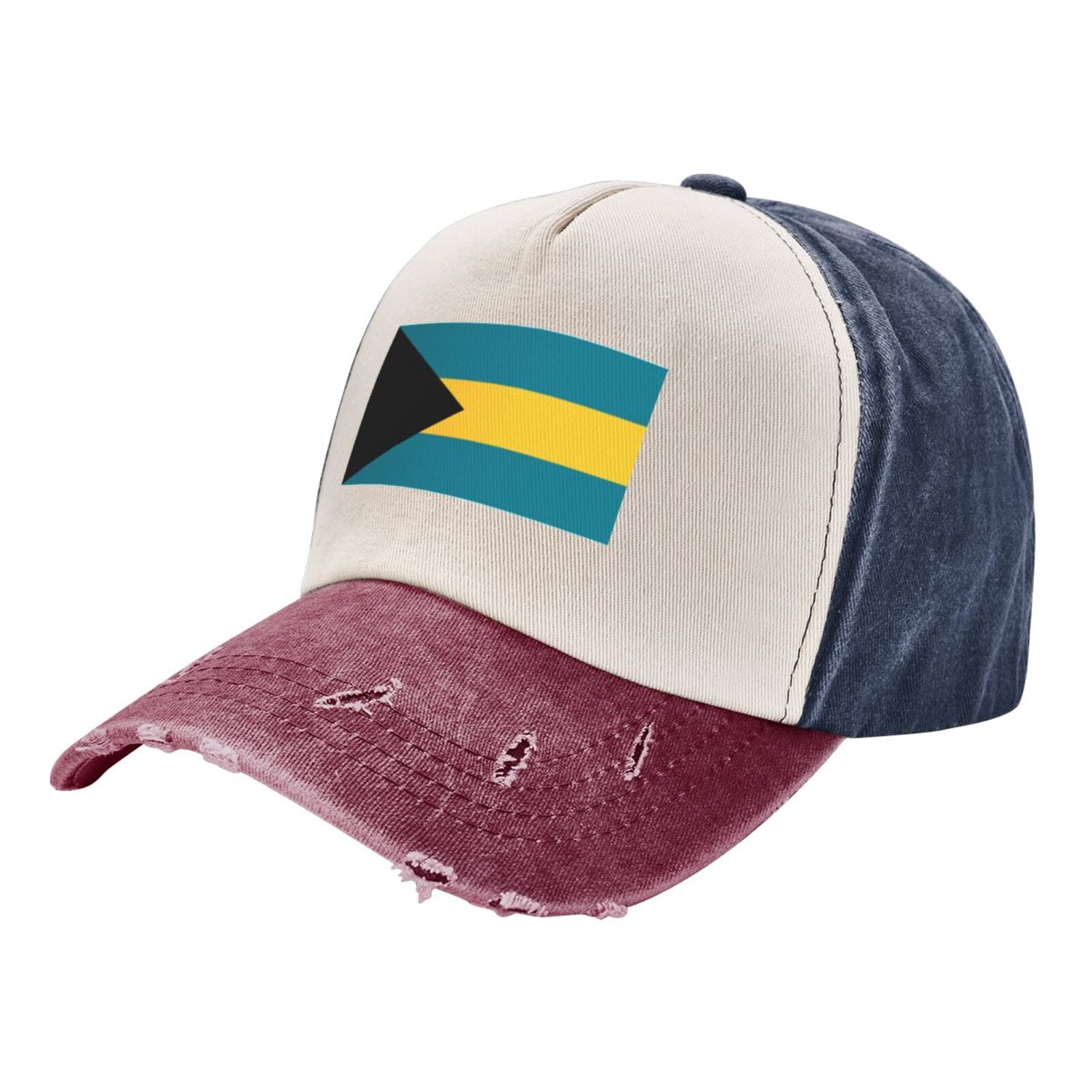 Flag Of The Bahamas Distressed Baseball Cap Dad Hats for Men Women ...