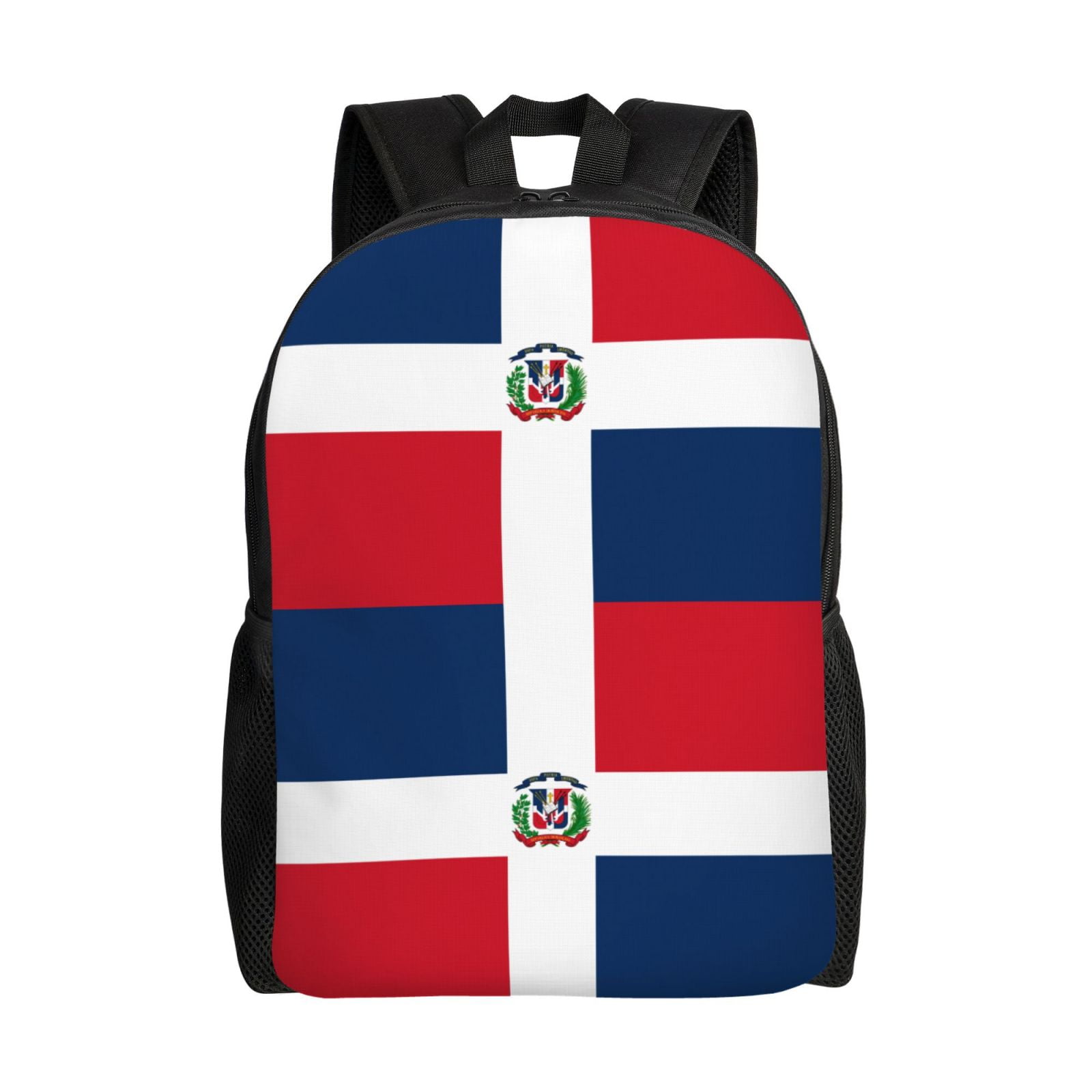 Men Women Dominican Republic Flag Laptop Backpack For Outdoor Camping ...