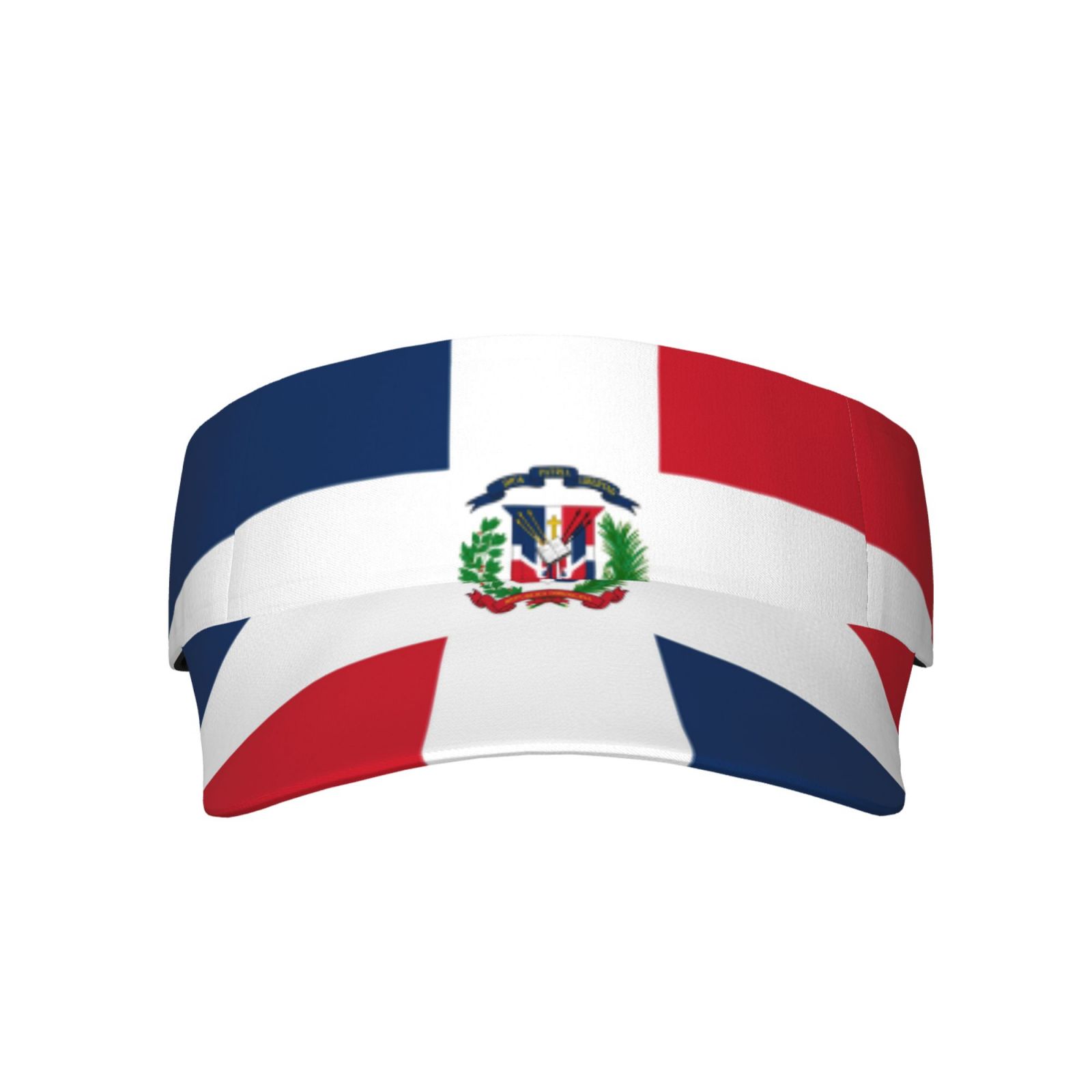 Flag Of The Dominican Republic Sport Visor Hats Sun Protection Outdoor ...