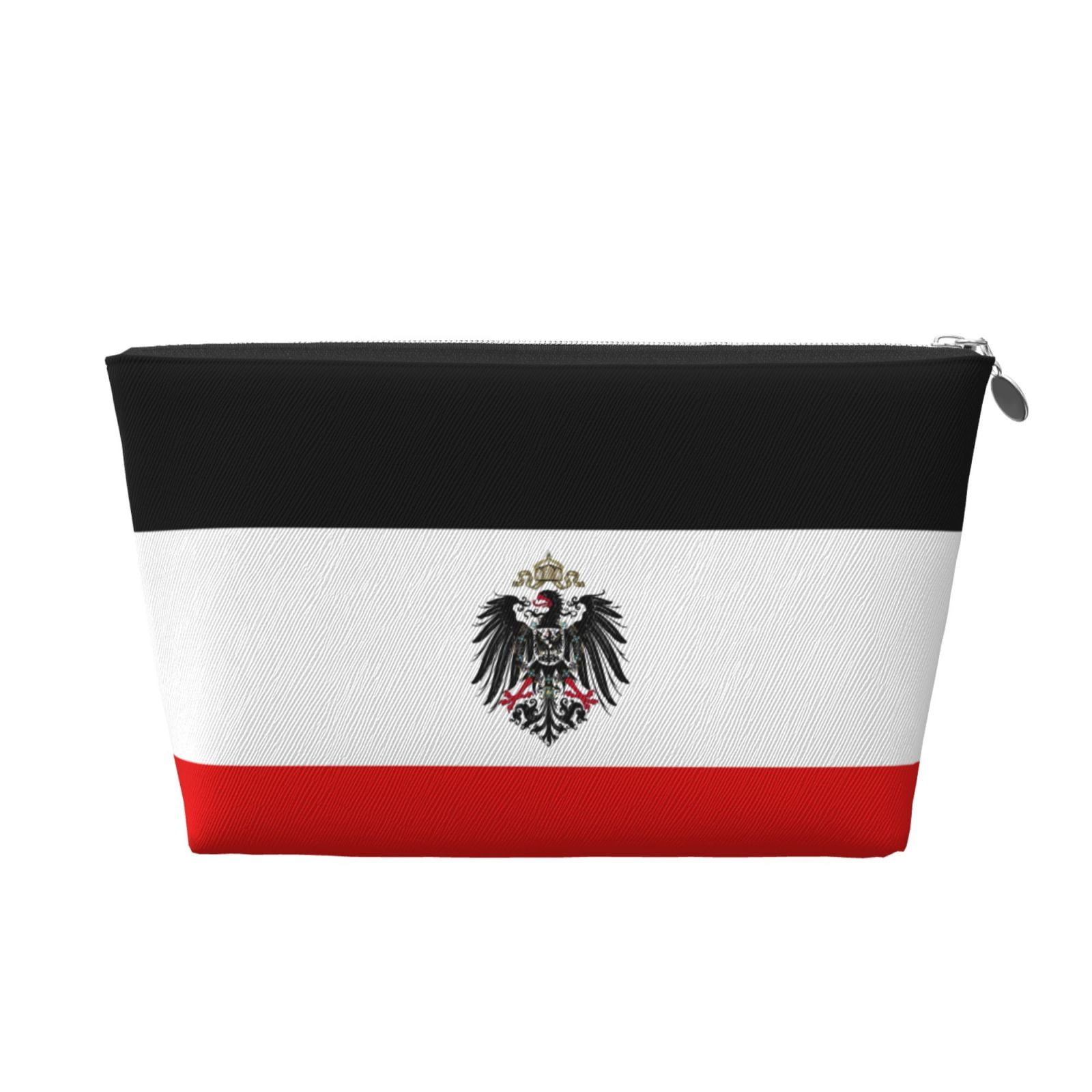 Flag Of The German Empire Travel Handbag Leather Purse Organizer Tidy ...