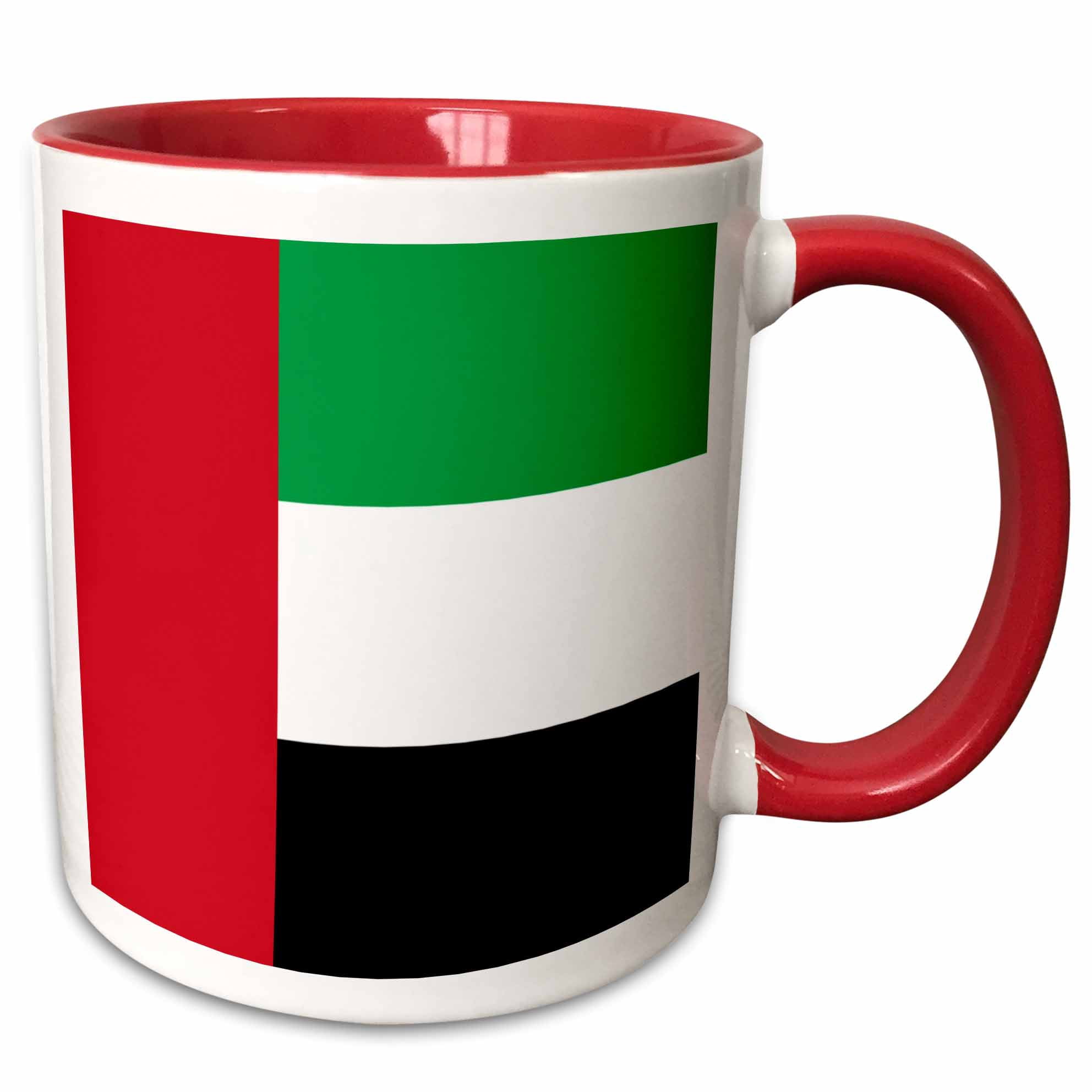 3drose, Flag of the United Arab Emirates Uae - Emirati Red Blue White ...