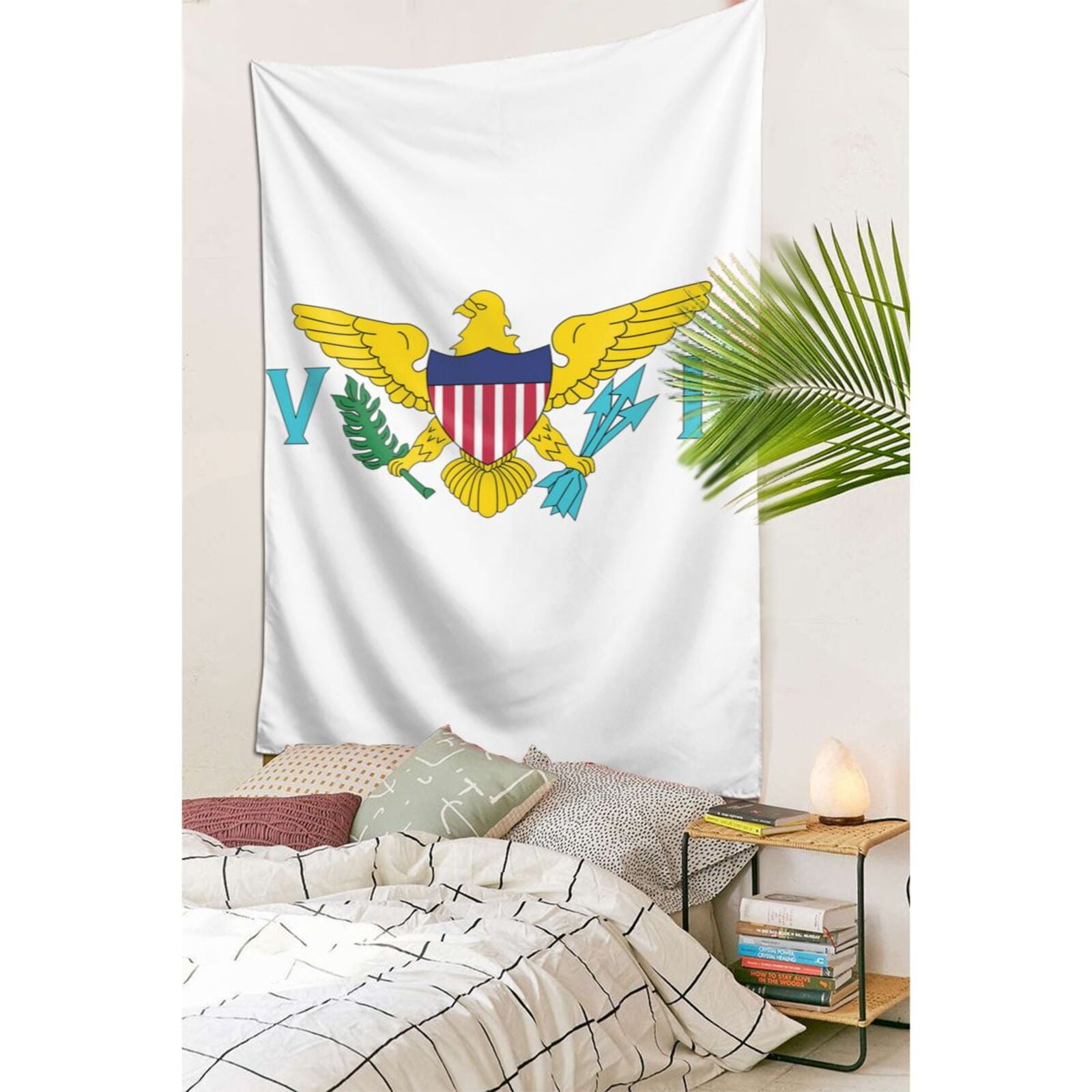 Flag Of The-United-Virgin Islands Wall Hanging Backdrop Tapestry ...
