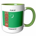 3drose, Flag of Turkmenistan, 11oz Two-tone Green Mug - Walmart.com