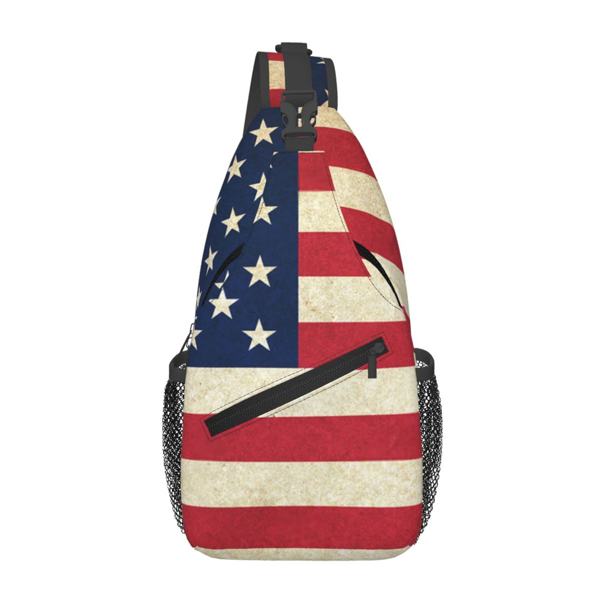 Flag Of Unite State Sling Bag Crossbody Chest Backpack For Women Men ...