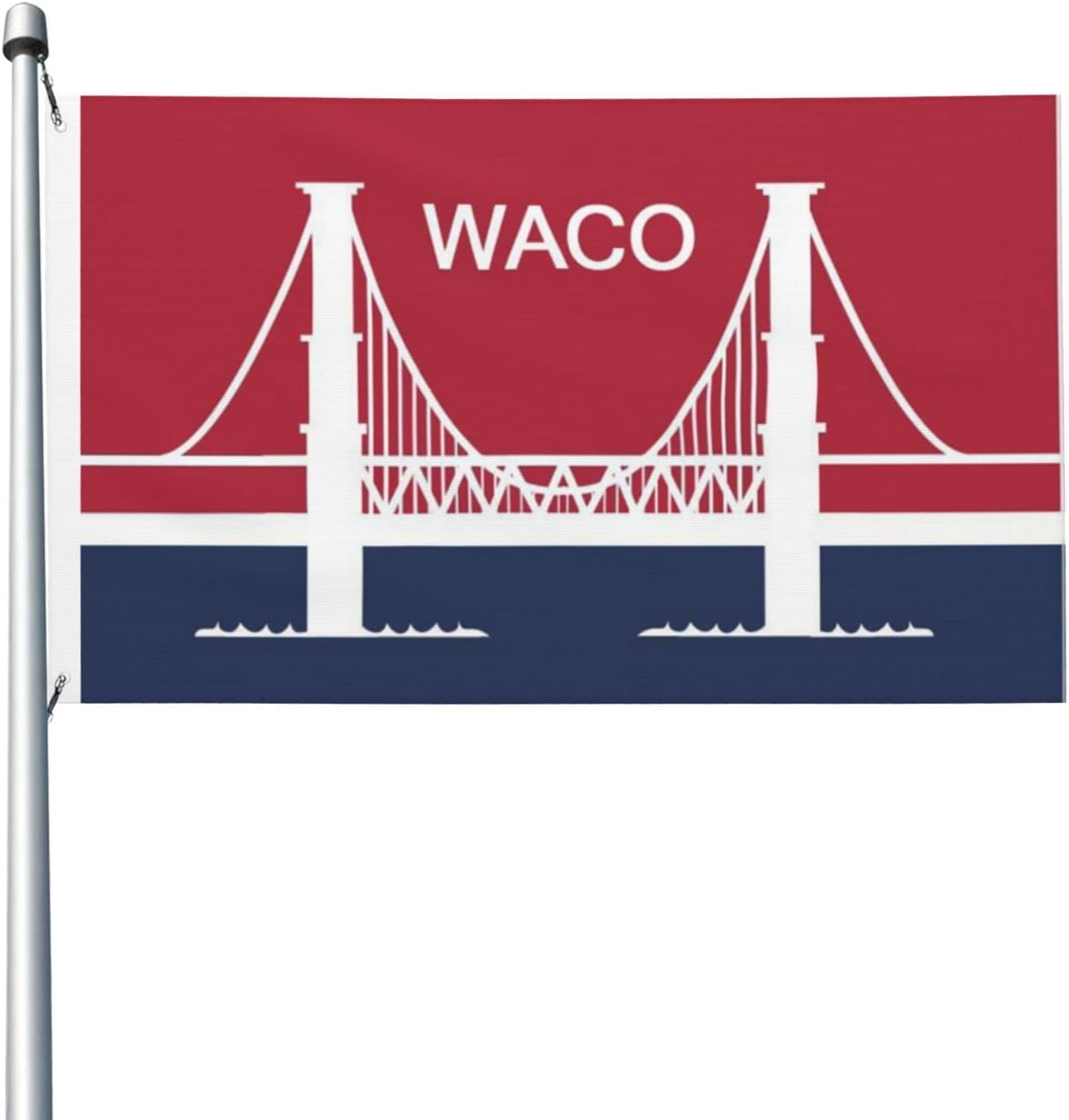 Flag Of Waco, Texas Flag 3x5 Ft Durable Polyester Double-Sided Outdoor ...