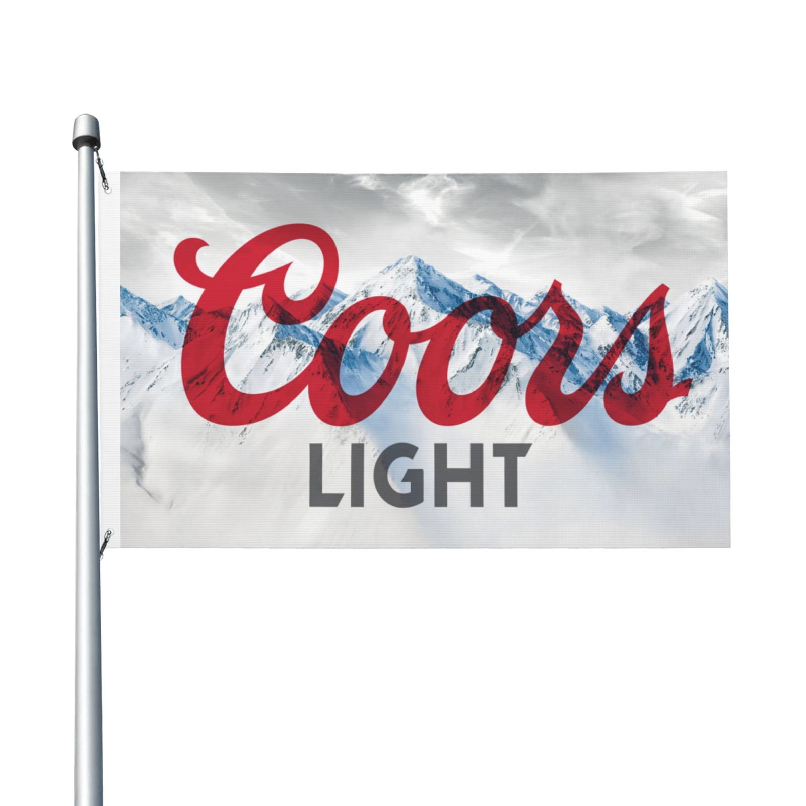 Coors Light Flag Outdoor Indoor Decorations Beer Banner for Yard House ...
