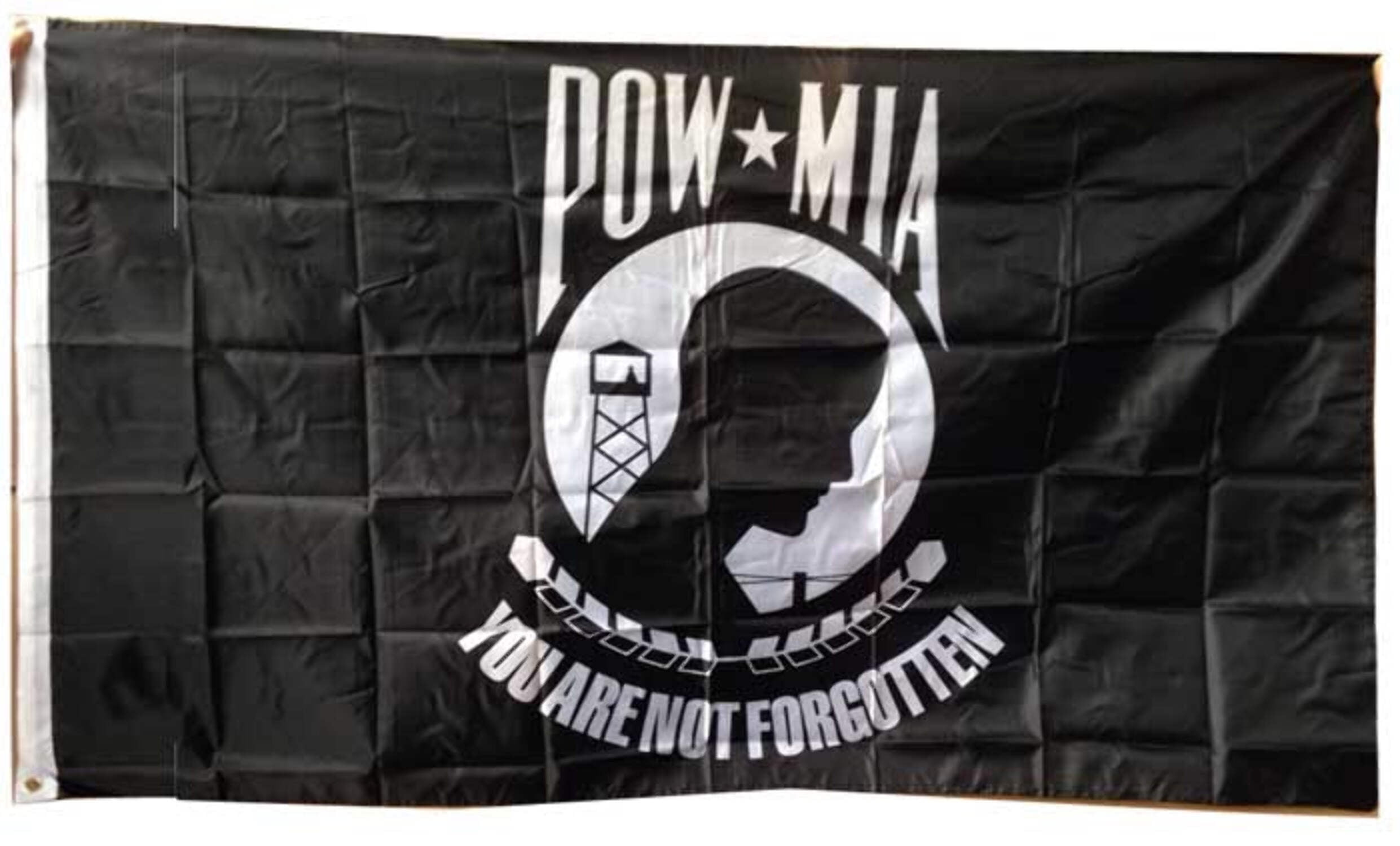 Flag POW/MIA Flag 3x5' w/ header - Walmart.com