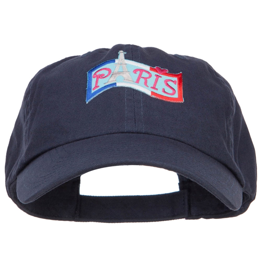 Flag Paris Patched Low Profile Cap - Navy OSFM - Walmart.com