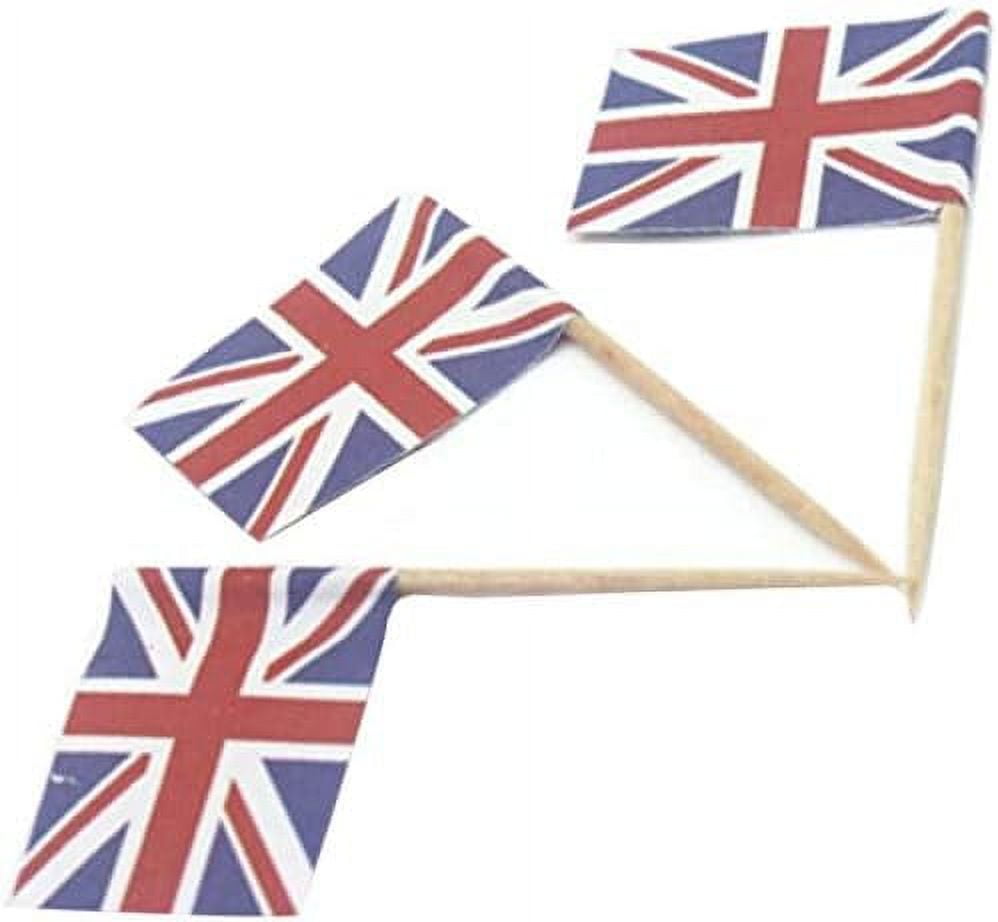 Flag Picks Union Jack Flag Picks UK Flag Food Toothpicks for Party ...