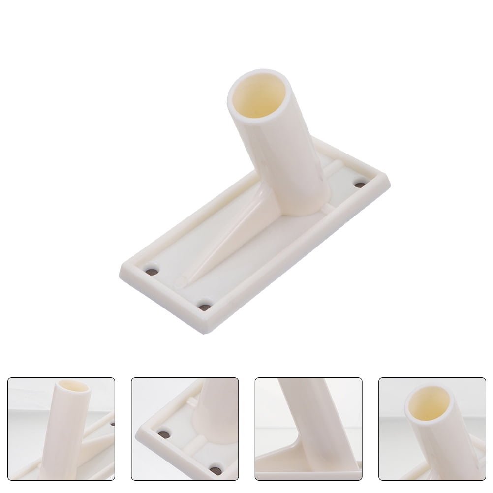 Flag Pole Base, Portable Plastic Adhesive Flag Pole Bracket Wall Mount ...