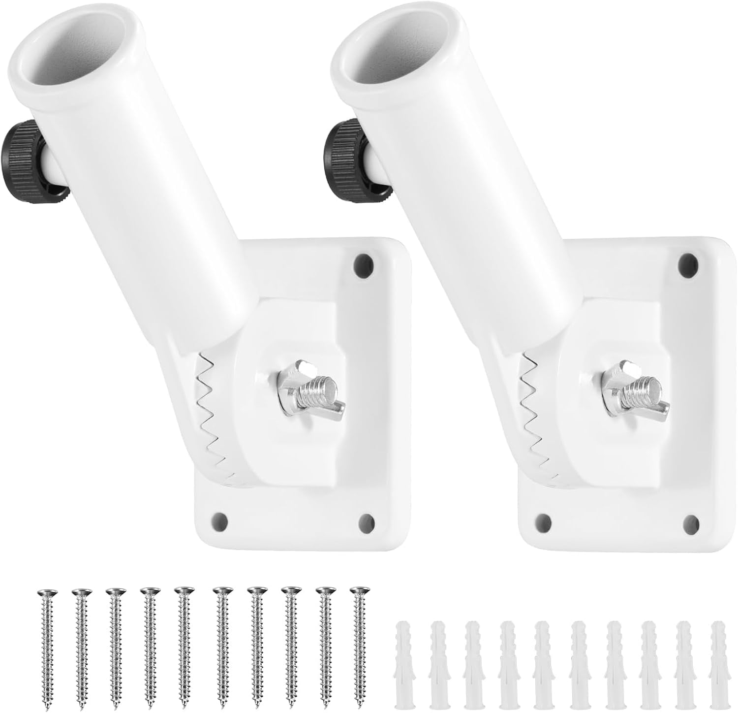 Flag Pole Holder Brackets, 1" Flag Pole Mounting Bracket with Hardwares ...