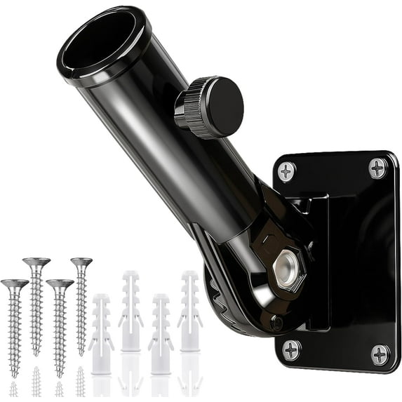 Flag Pole Holder for Outside House, Adjustable Mount, Metal Outside ...