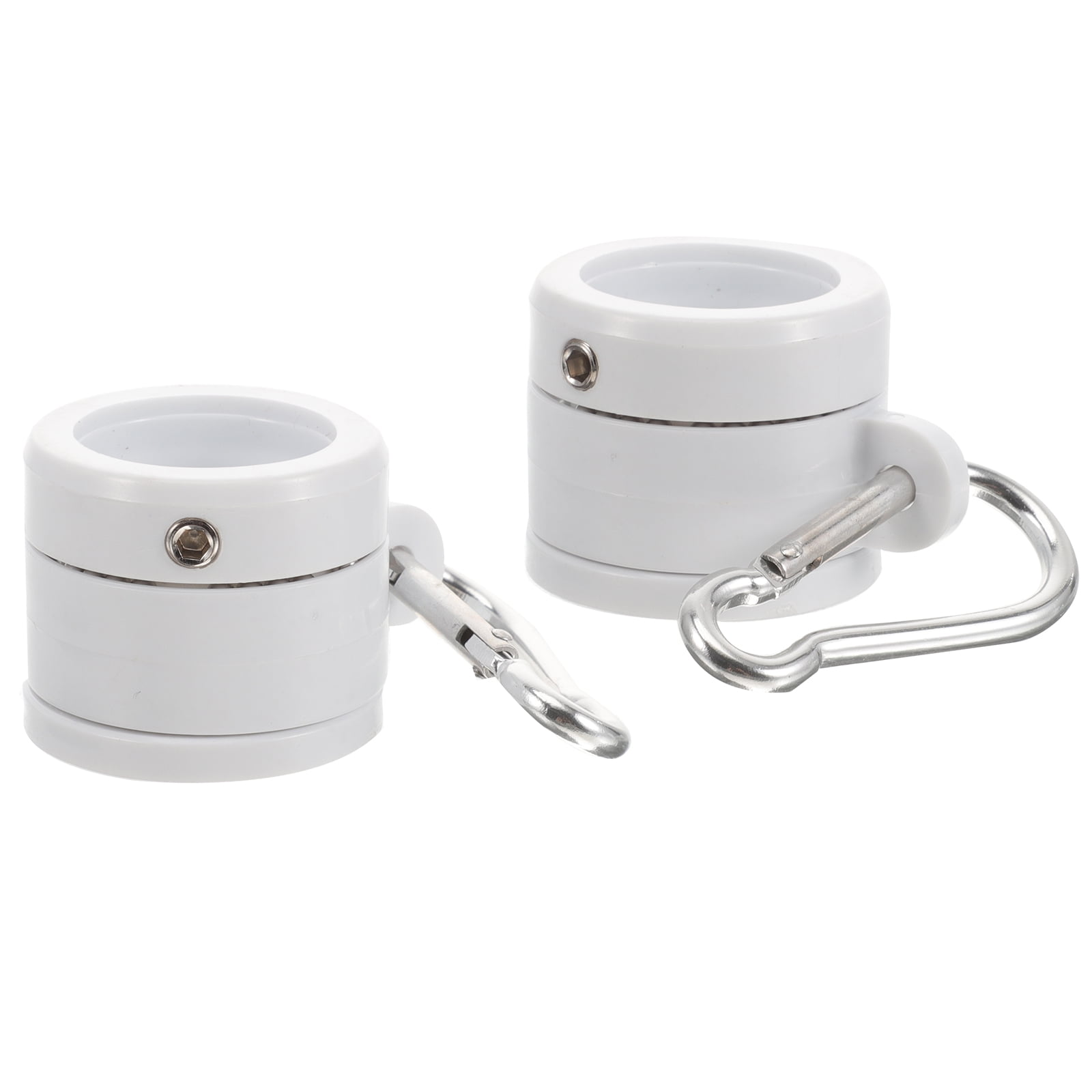 Flag Pole Kit with Clip Flagpole Ring Rings Clips Rope White - Walmart.com