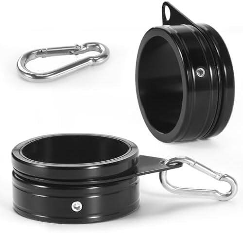 Flag Pole Rings, Aluminum Alloy Flag Pole Clips Swivels 360° Rotating ...