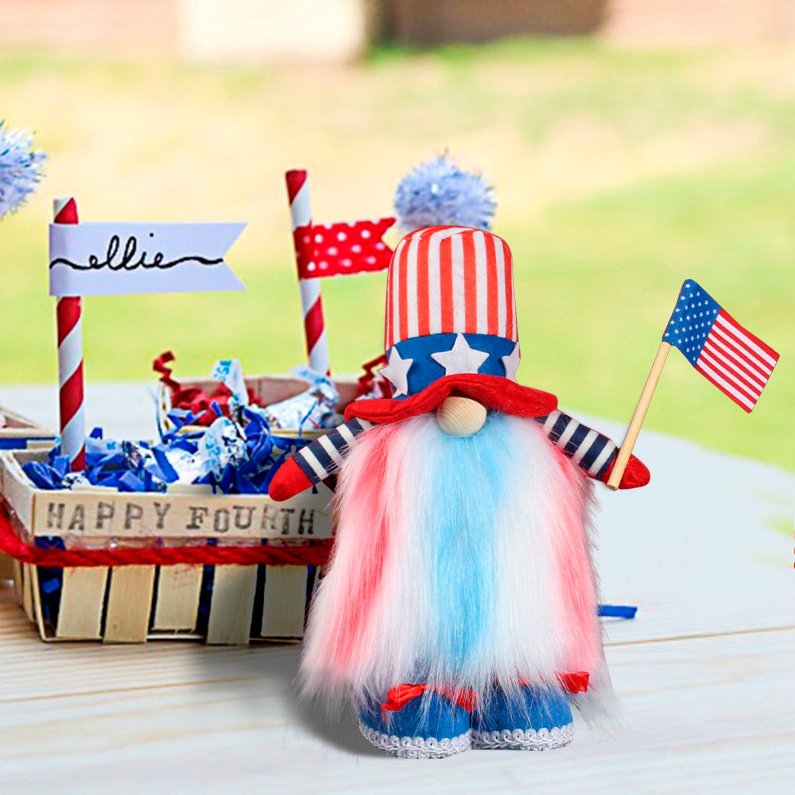 Flag Pygmy Patriotic Pygmy Independence Day Pygmy Doll Decoration ...