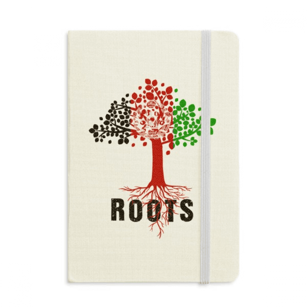Flag Root Faly Afghanistan Notebook Official Fabric Hard Cover Classic ...