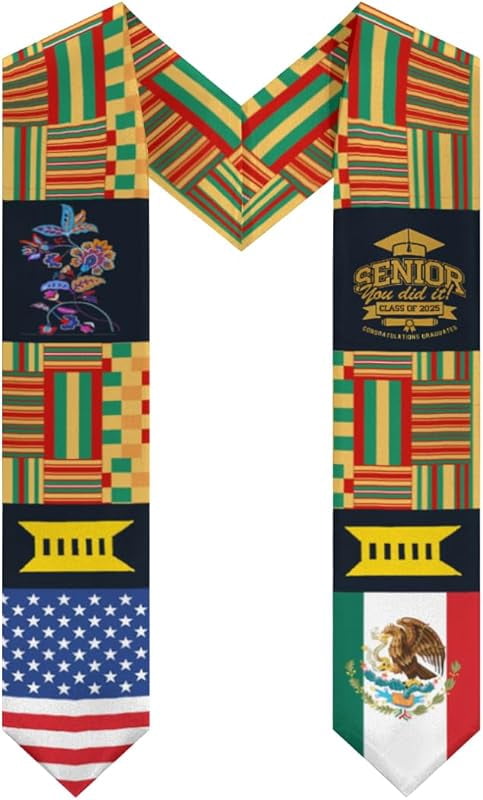 Flag Sash Class of 2025 Graduation Stole,Graduation Sash,Stole for ...