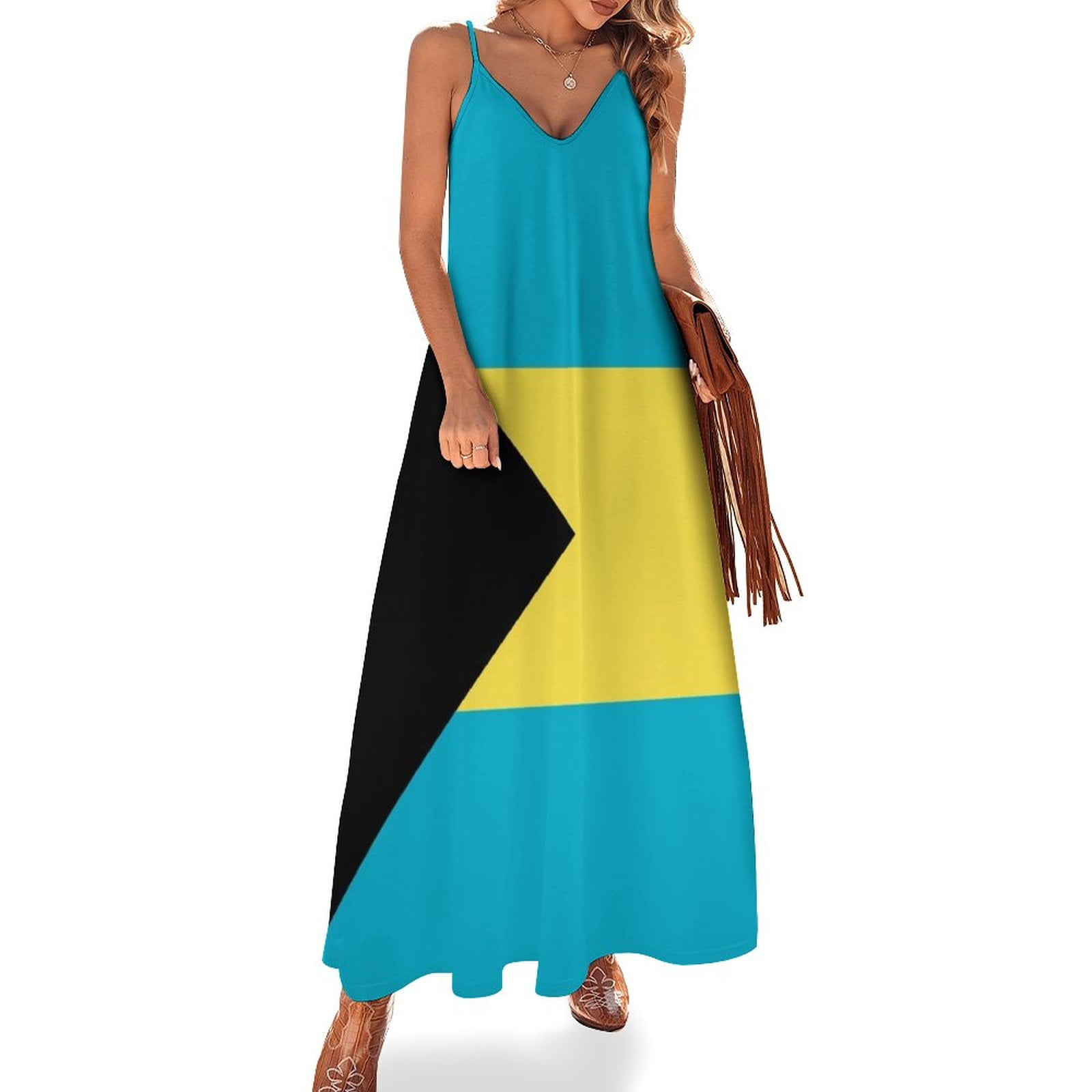 Flag: The Bahamas Sleeveless Dress dress women summer Dresses gala ...