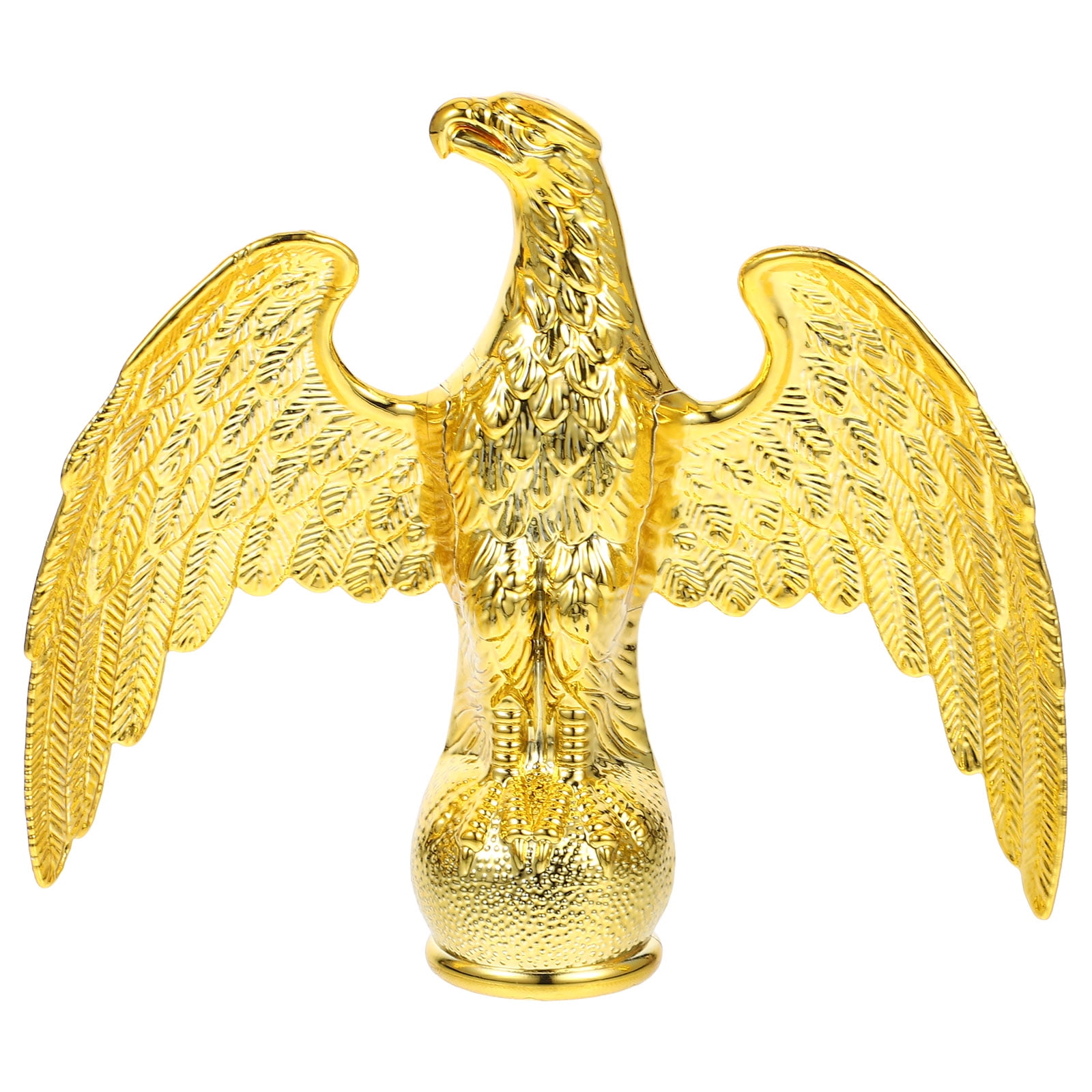TOYMYTOY Eagle Head Ornaments Flag Pole Top Decoration Golden 1Pcs 6 ...