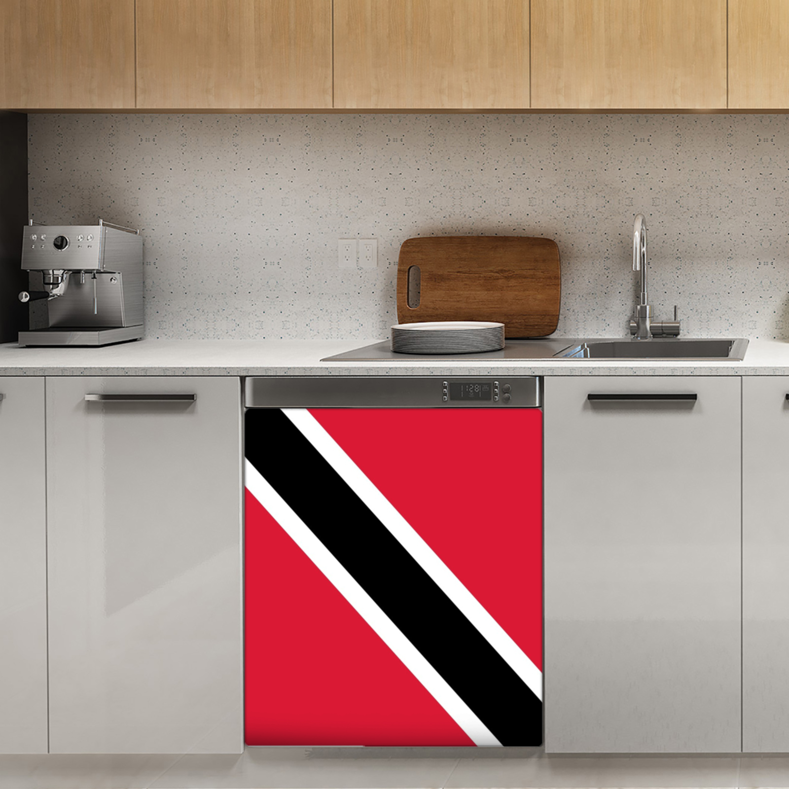 Flag Trinidad Tobago Dishwasher Magnet Cover Decorative Sticker for ...