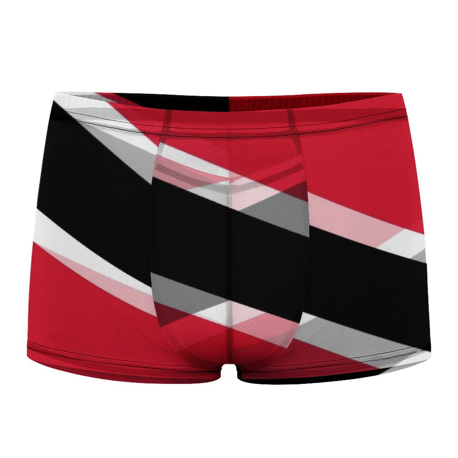 Flag Trinidad Tobago Men's Mesh Boxer Briefs Cooling Breathable Sports Underwear Vertical Fly ...