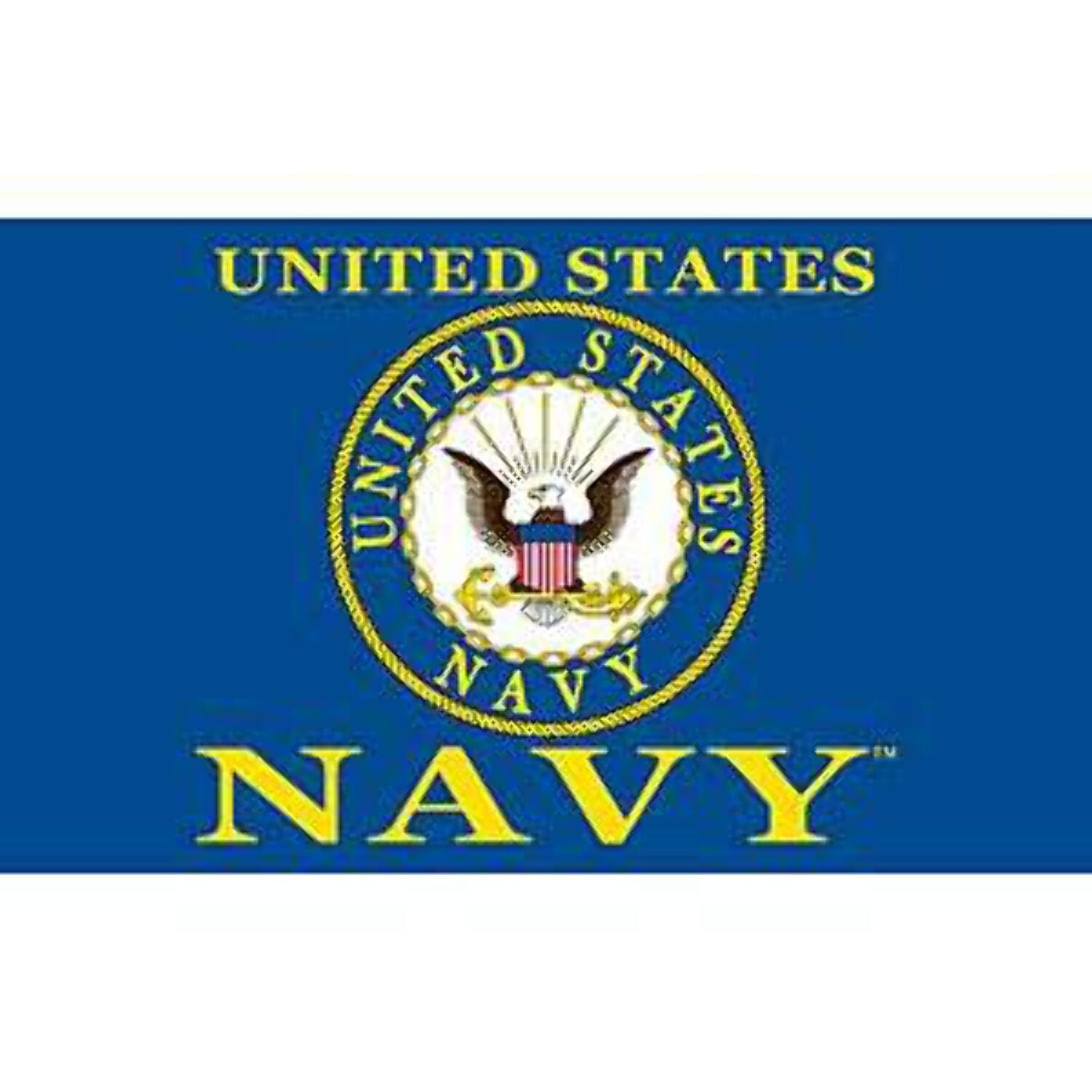 Flag - USN Logo (3ft x 5ft) - Walmart.com