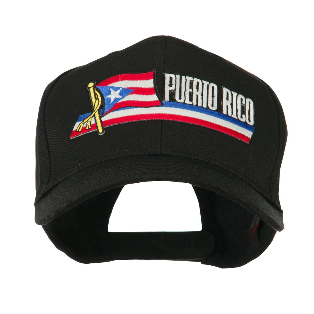 Flag and Name Patched Cap - Puerto Rico OSFM - Walmart.com