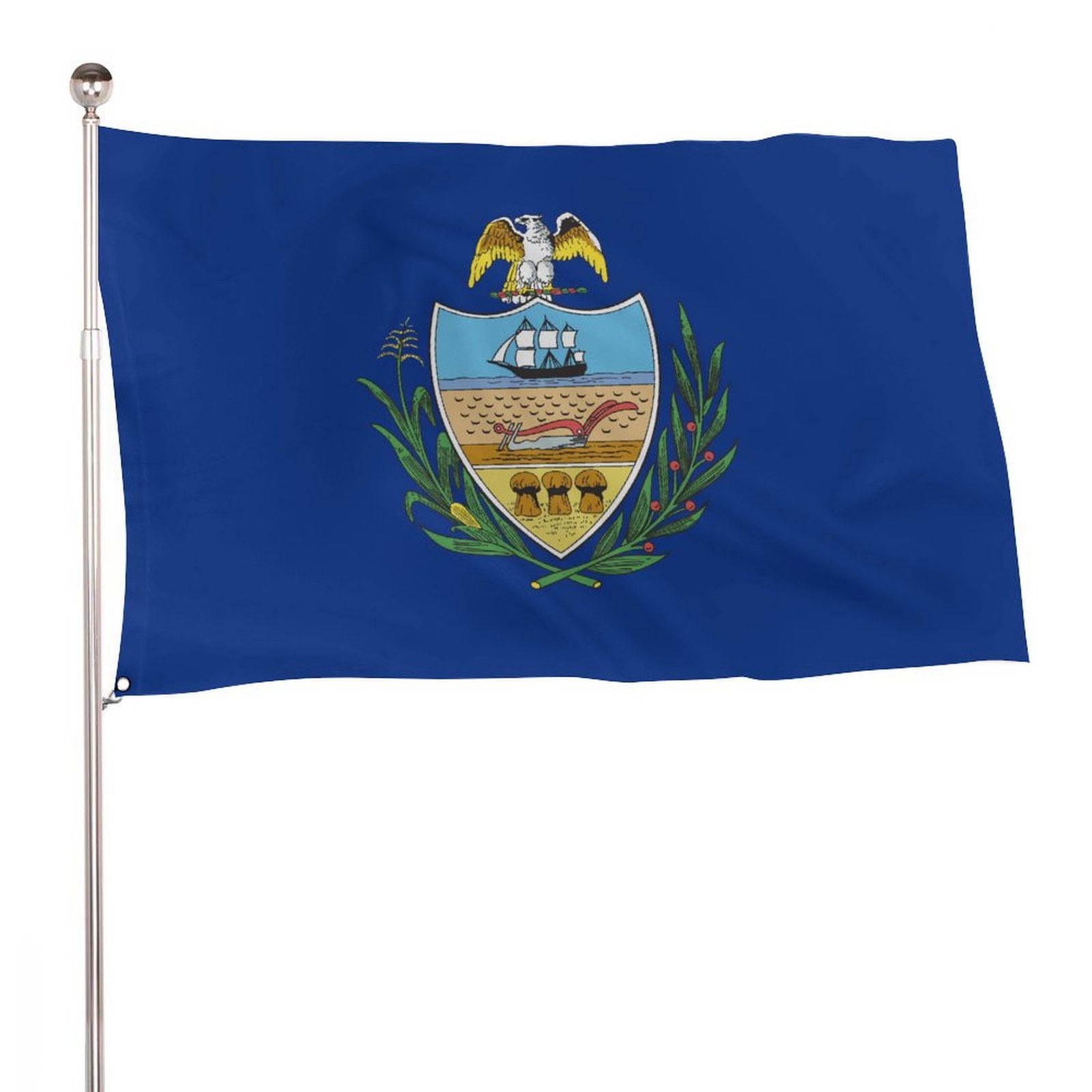 Flag of Allegheny County, Pennsylvania Flag, Heavy Duty Polyester Falgs ...
