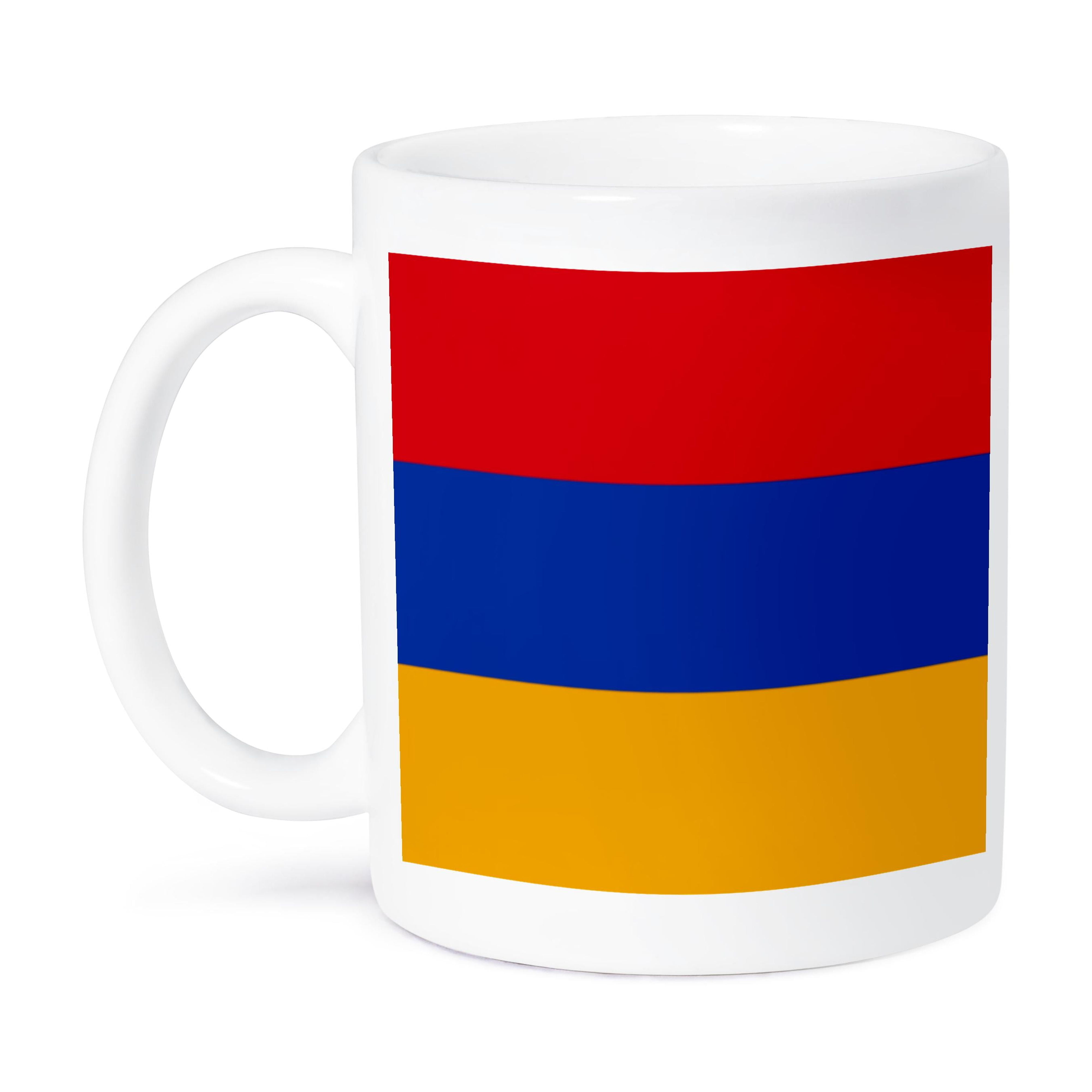 3dRose, Flag of Armenia - Armenian color stripes red blue orange ...