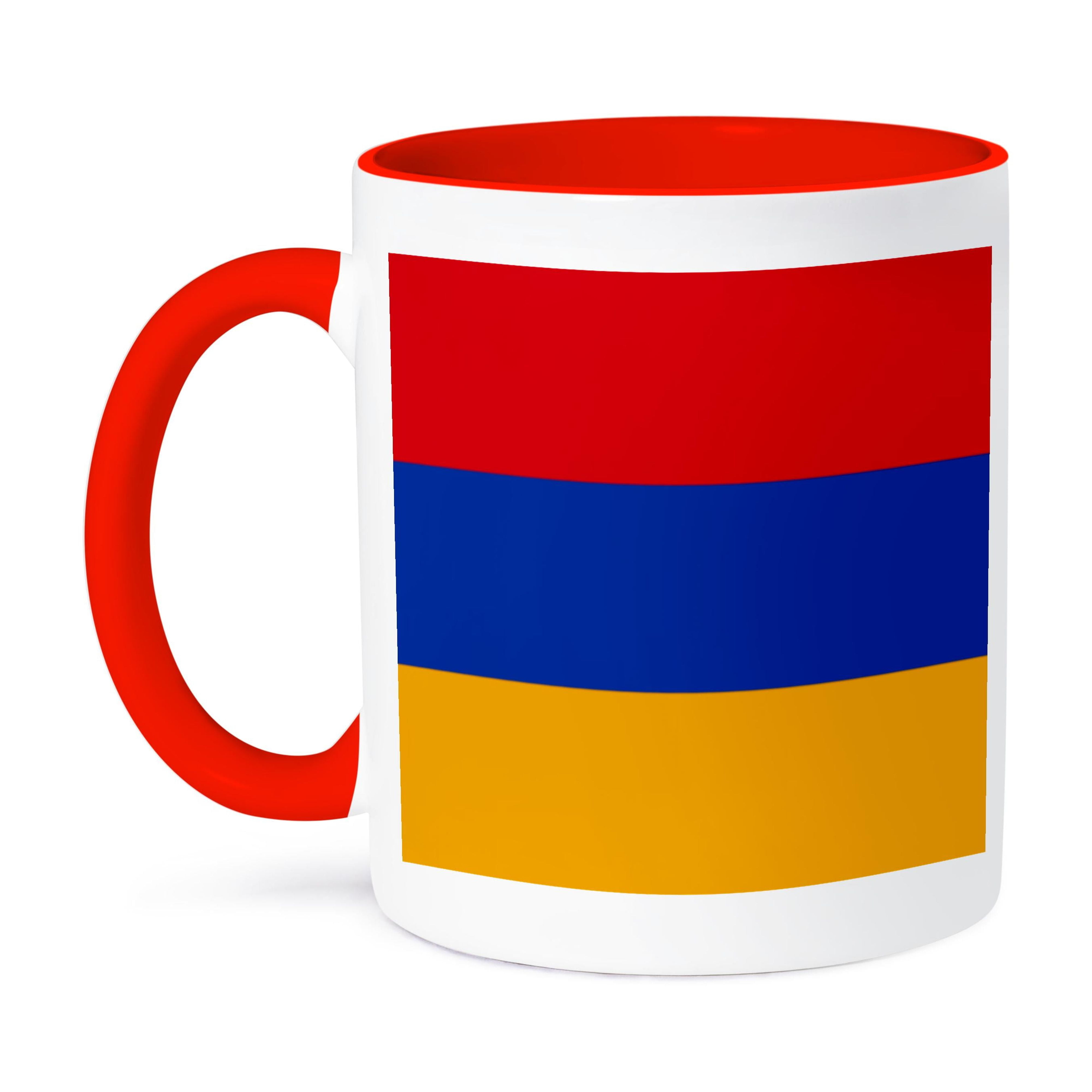 3dRose, Flag of Armenia - Armenian color stripes red blue orange ...