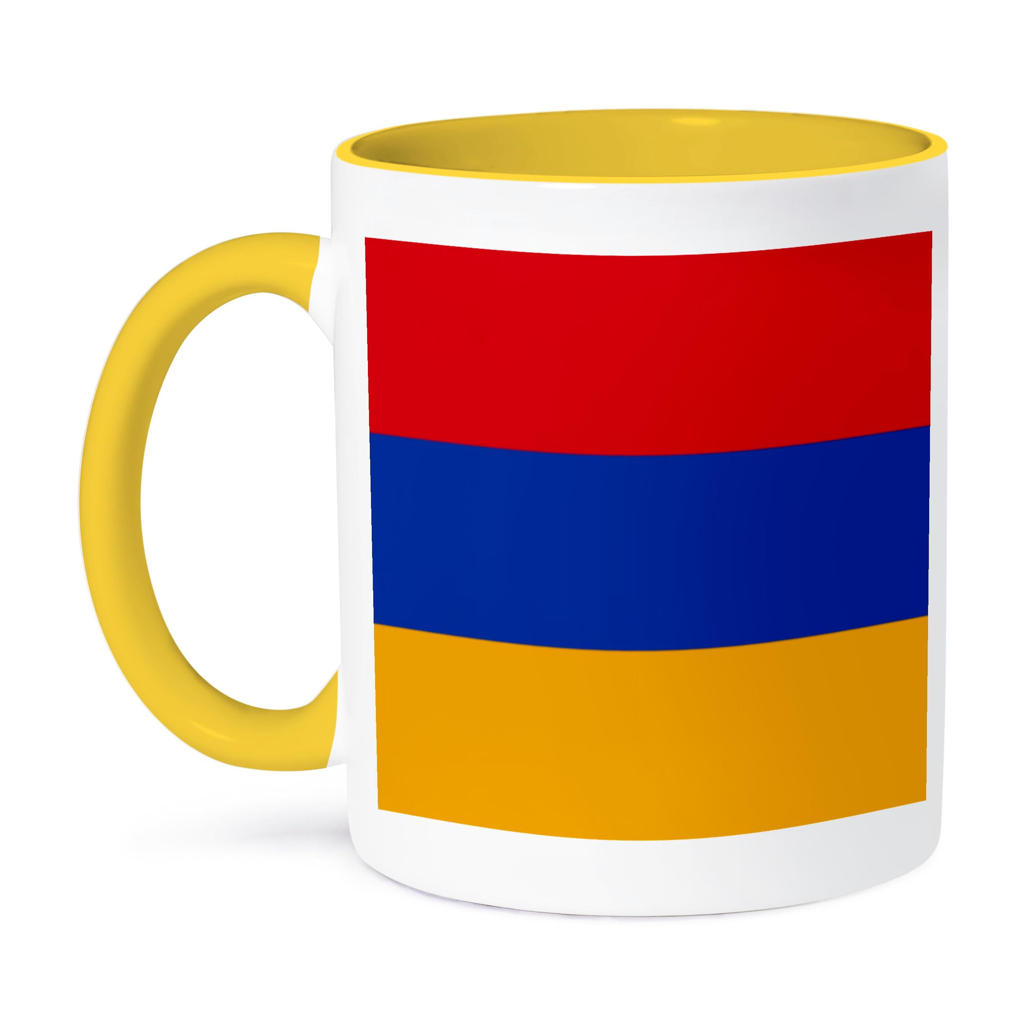 3dRose, Flag of Armenia - Armenian color stripes red blue orange ...
