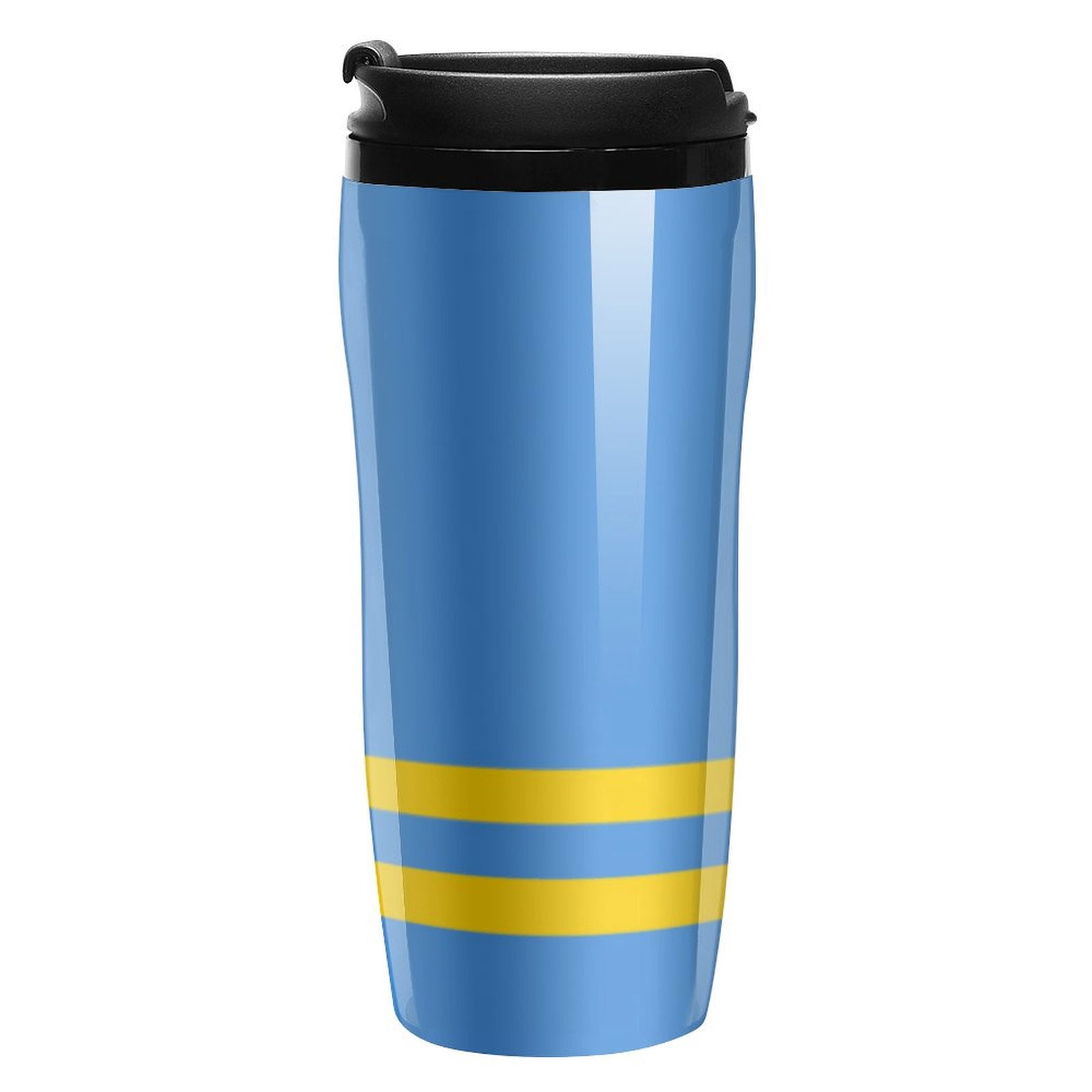Flag of Aruba Double Walled Coffee Cup Plastic Water Bottle Tumblers ...