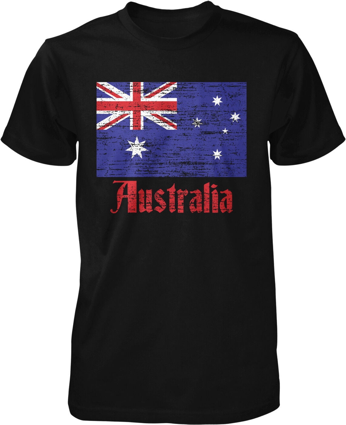 Flag of Australia, Australian Flag Mens T-shirt - Walmart.com