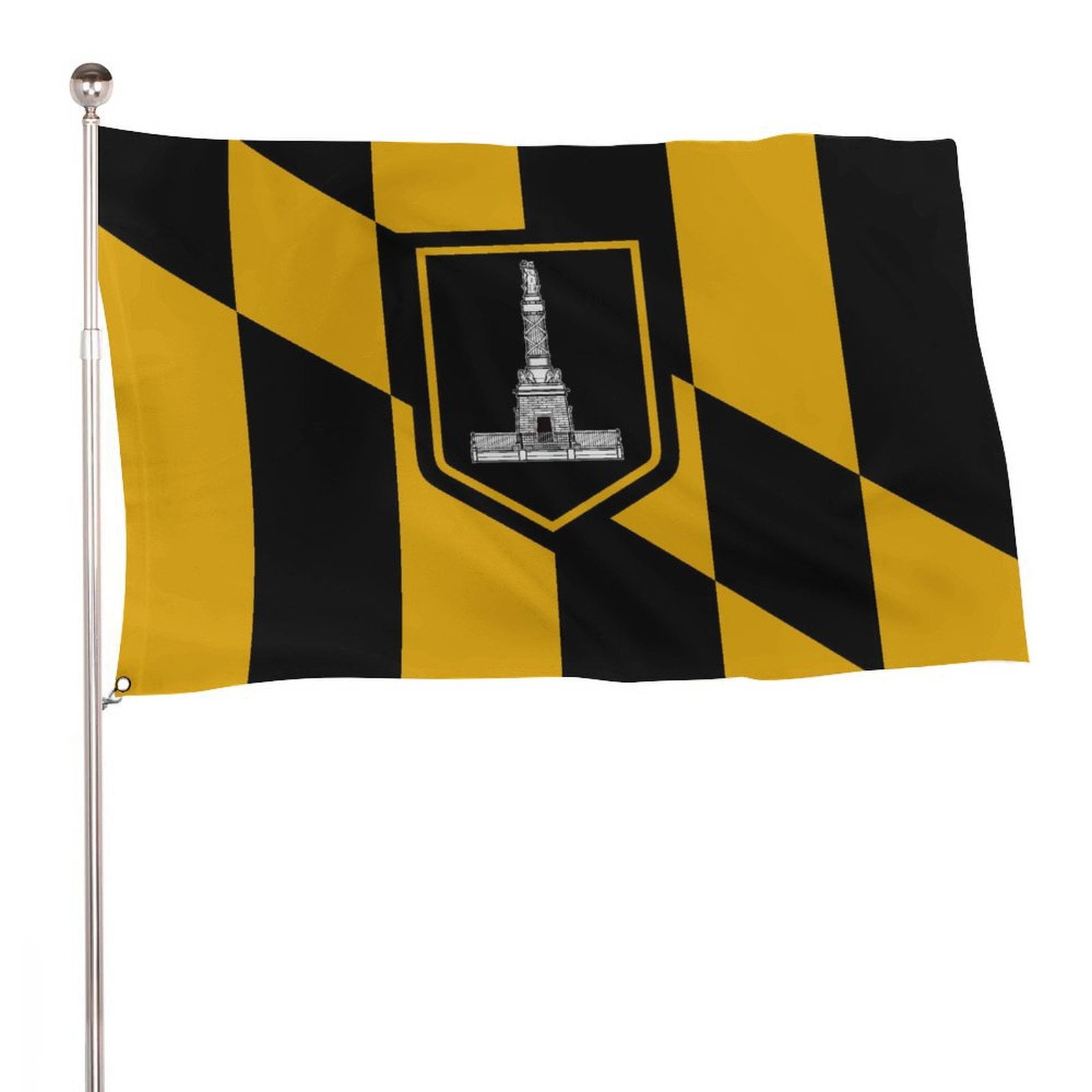 Flag of Baltimore, Maryland Flag, Heavy Duty Polyester Falgs, Single ...