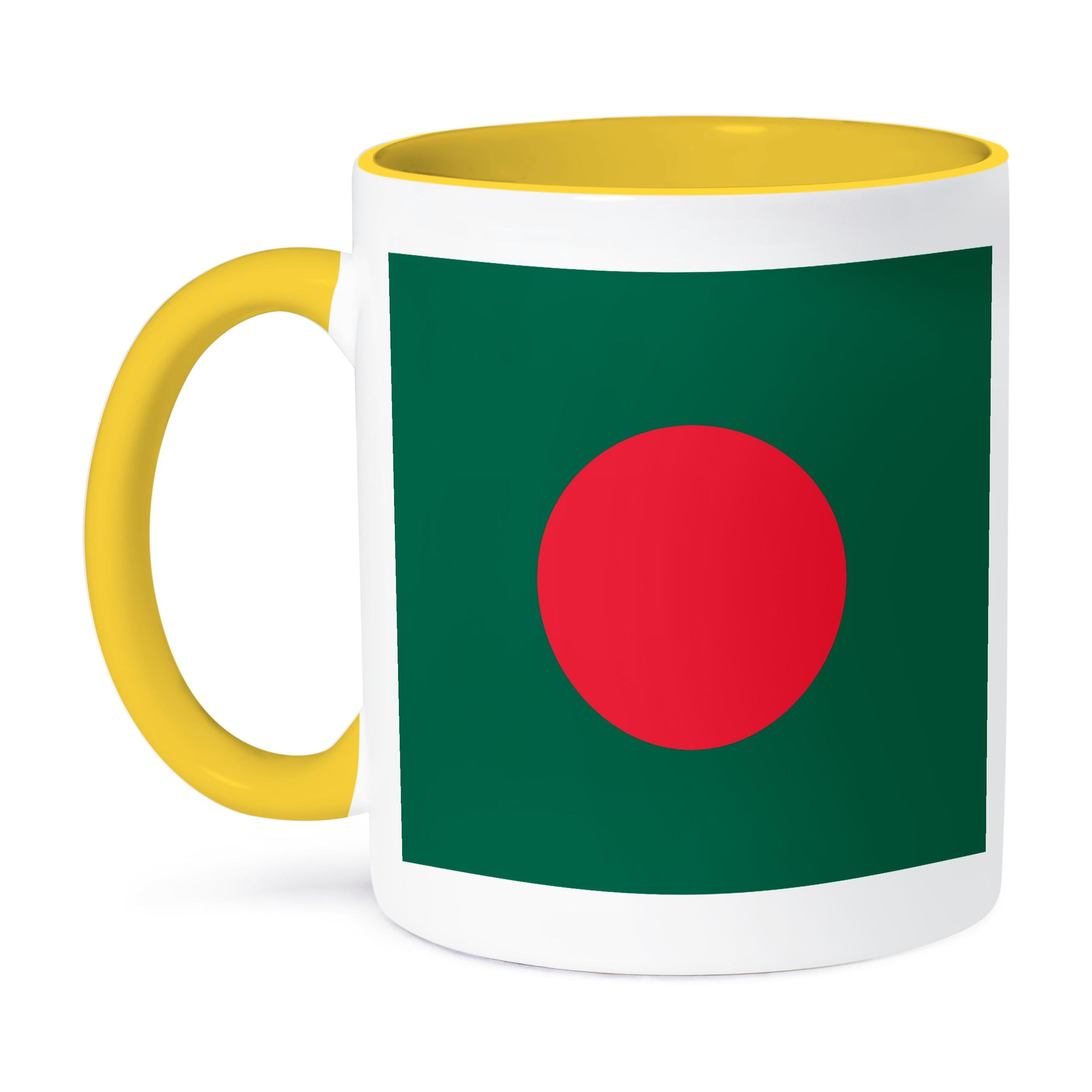 3dRose, Flag of Bangladesh - Bangladeshi green with red dot circle - sun rising over Bengal ...
