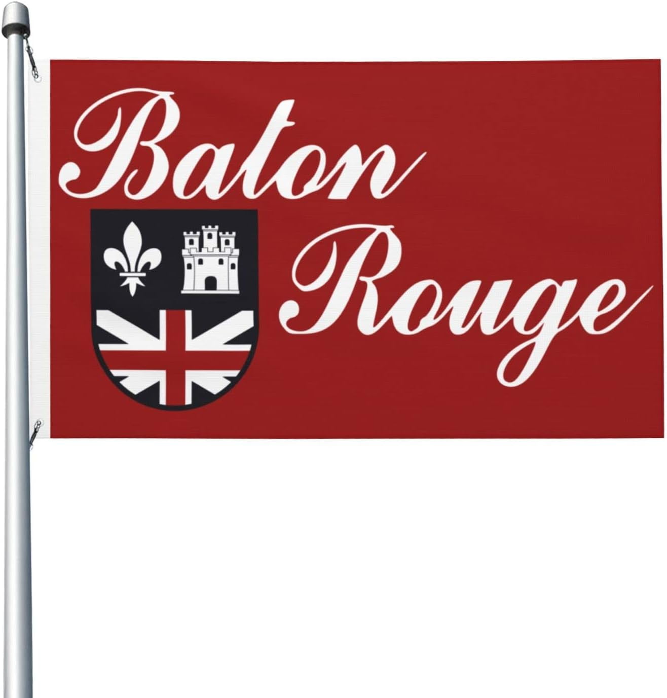 Flag of Baton Rouge Louisiana Flag 3x5 Ft Double-Sided Printing Outdoor ...