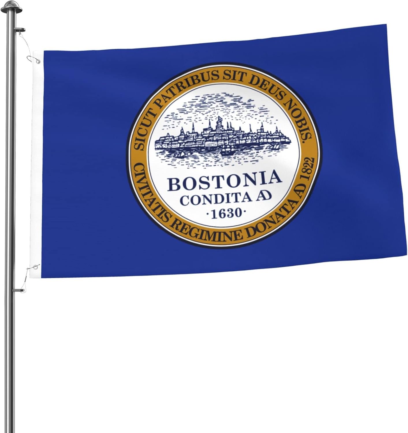 Flag of Boston Flag 2x3 Ft Durable Polyester Double-Sided Outdoor ...