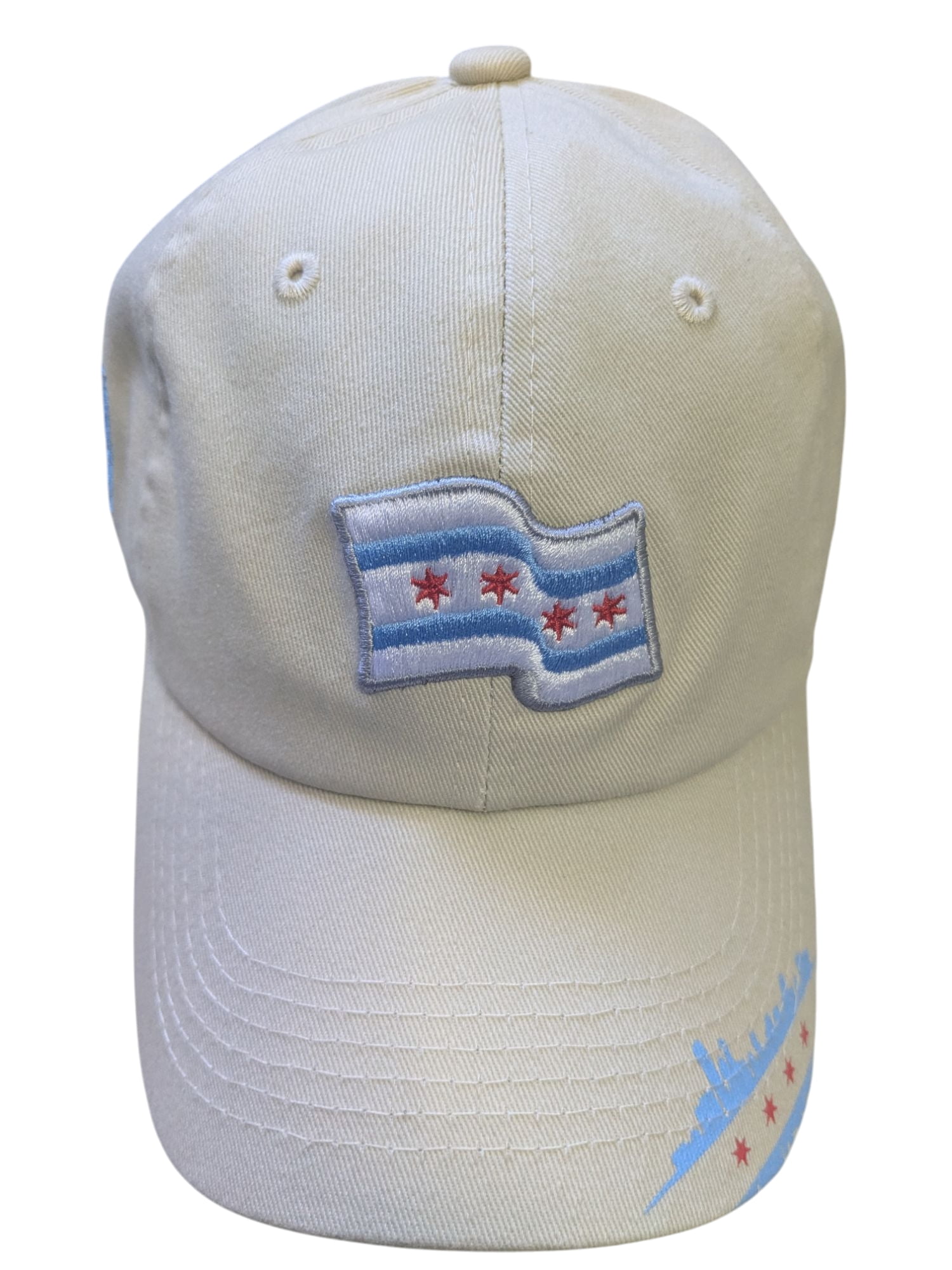 Flag of Chicago Beige Baseball Hat Cap - Walmart.com