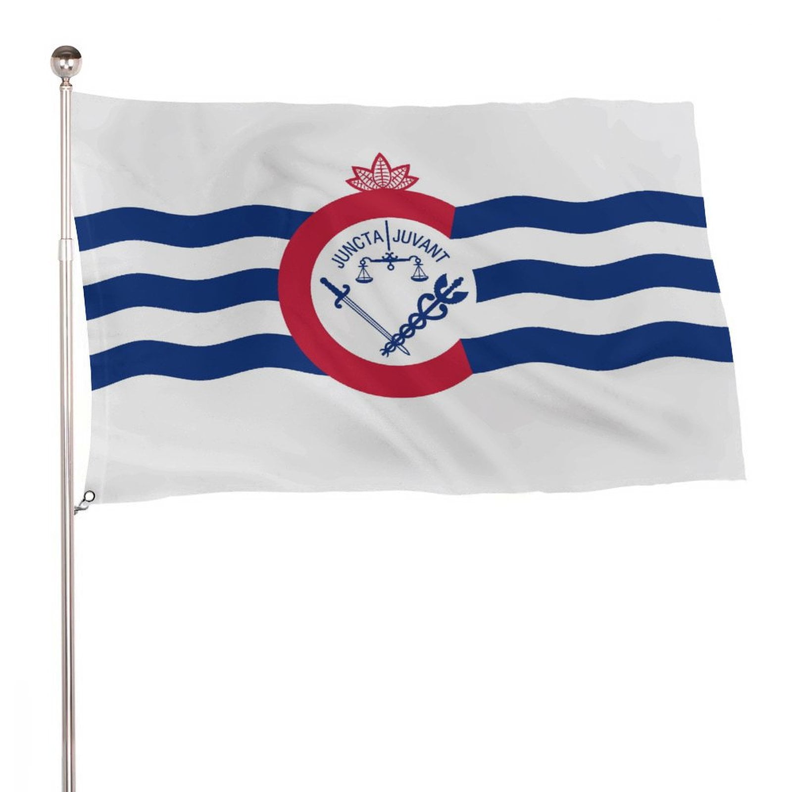 Flag of Cincinnati, Ohio Flag, Heavy Duty Polyester Falgs, Single Sided ...