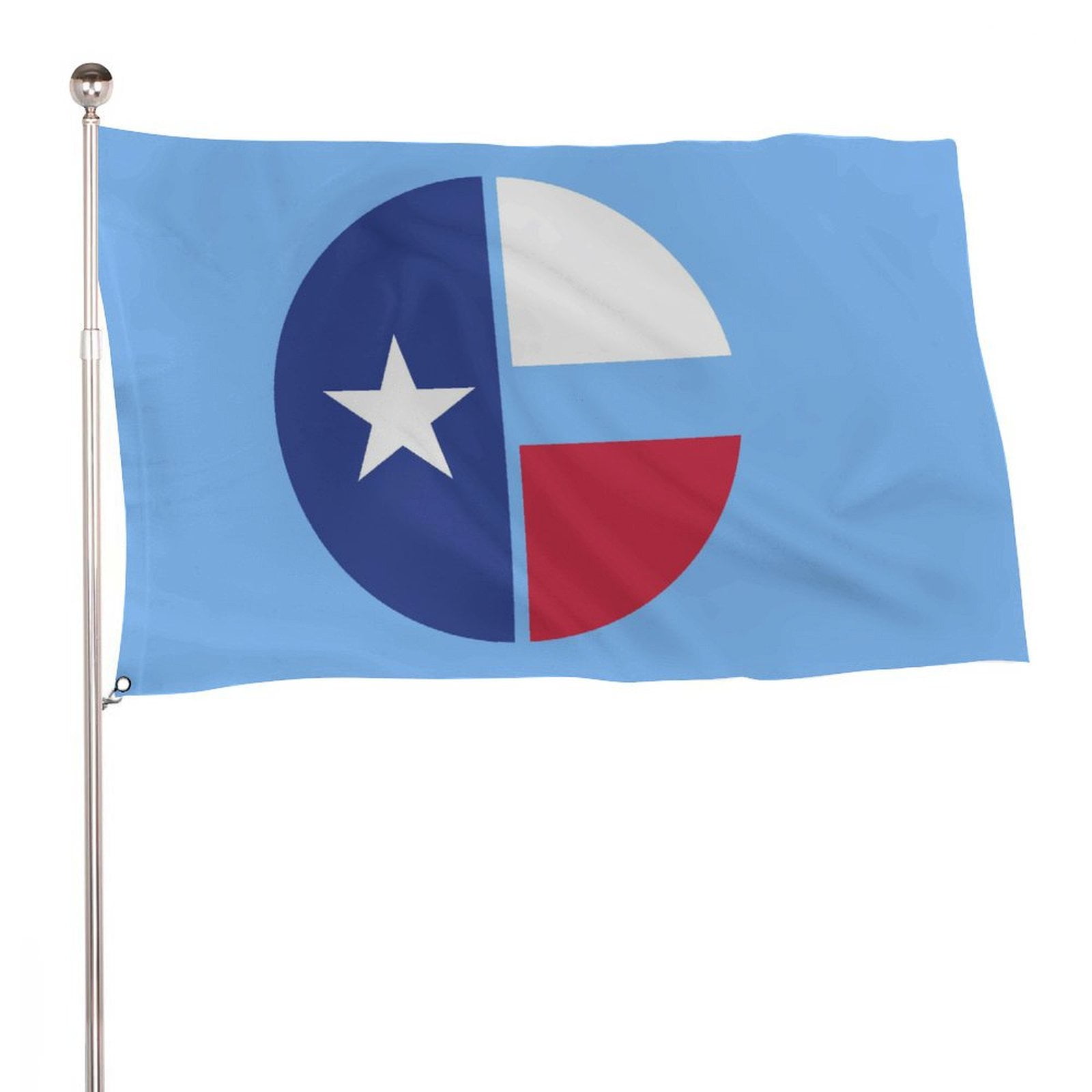 Flag of Collin County, Texas Flag, Heavy Duty Polyester Falgs, Single Sided Print Flags Banner ...
